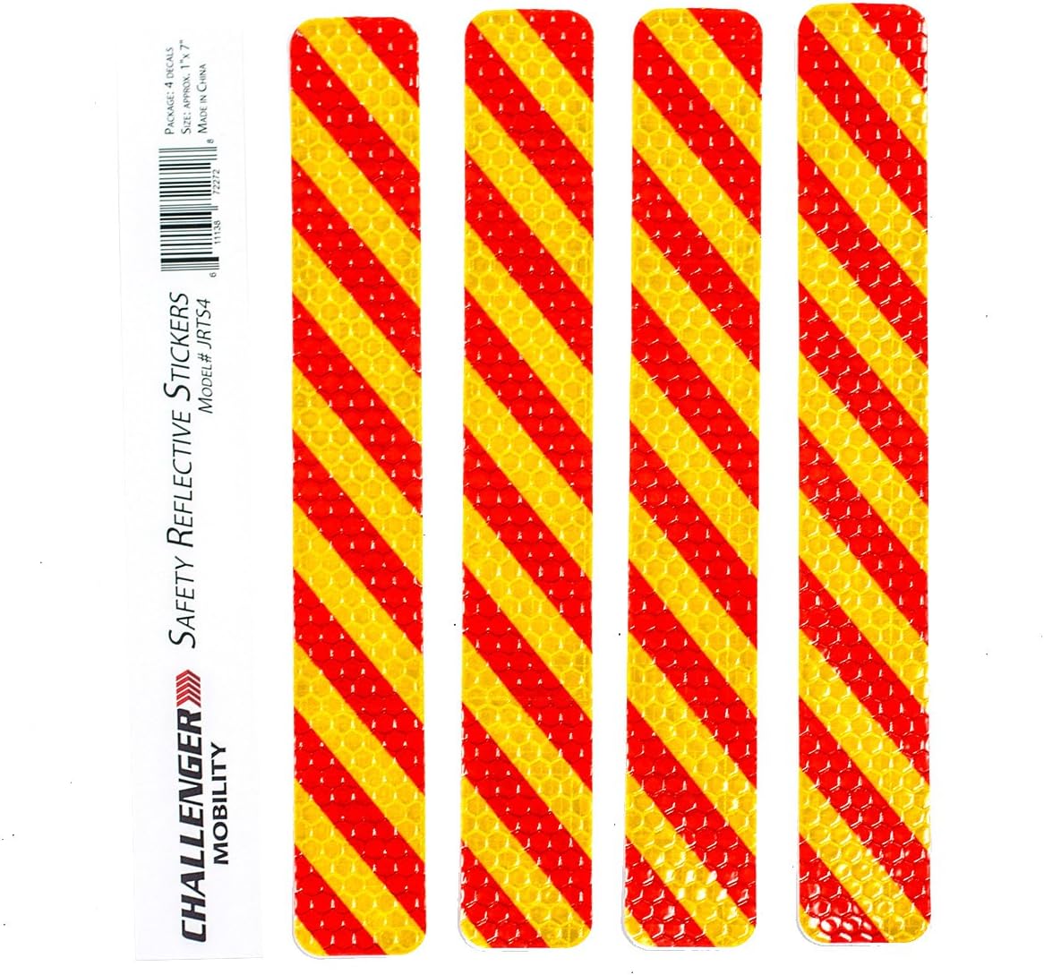 Amazon.com: Challenger Safety Reflective Sticker Decals Set of 4 for EZ ...