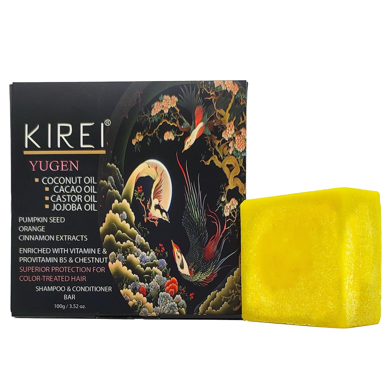 Amazon.com : Kirei Castor Oil Shampoo Bar, Color Treated Hair Protection, Damage Repair ...