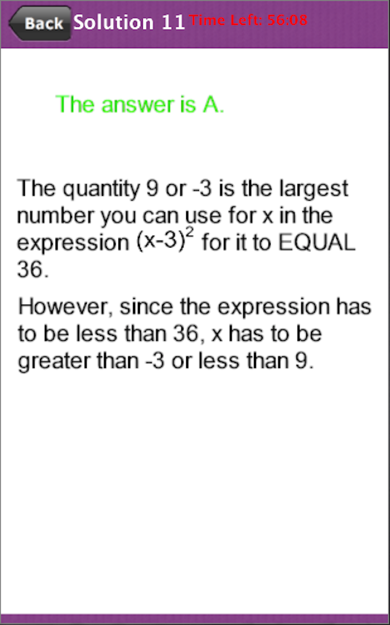 PAPA Math Practice Test - App on Amazon Appstore