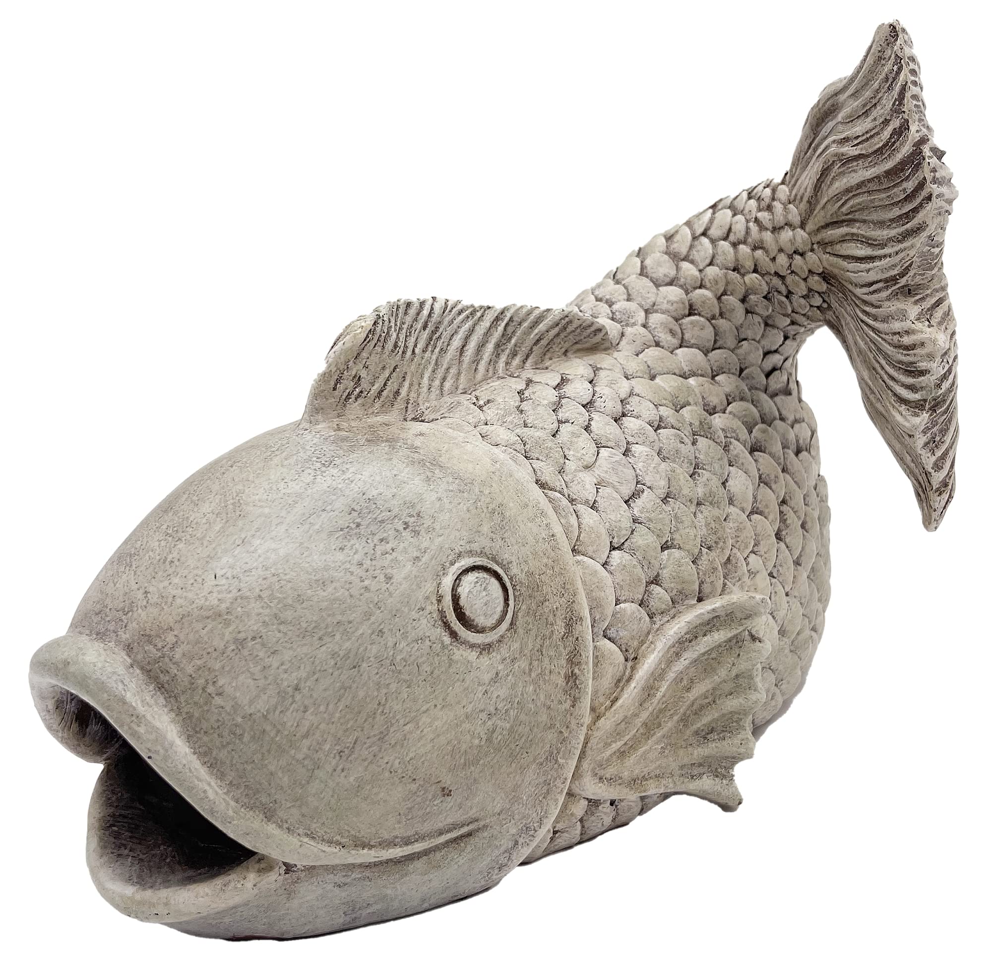 Snapklik.com : Real Fish Sculpture Gutter Diverter Rain,Eco-Friendly ...
