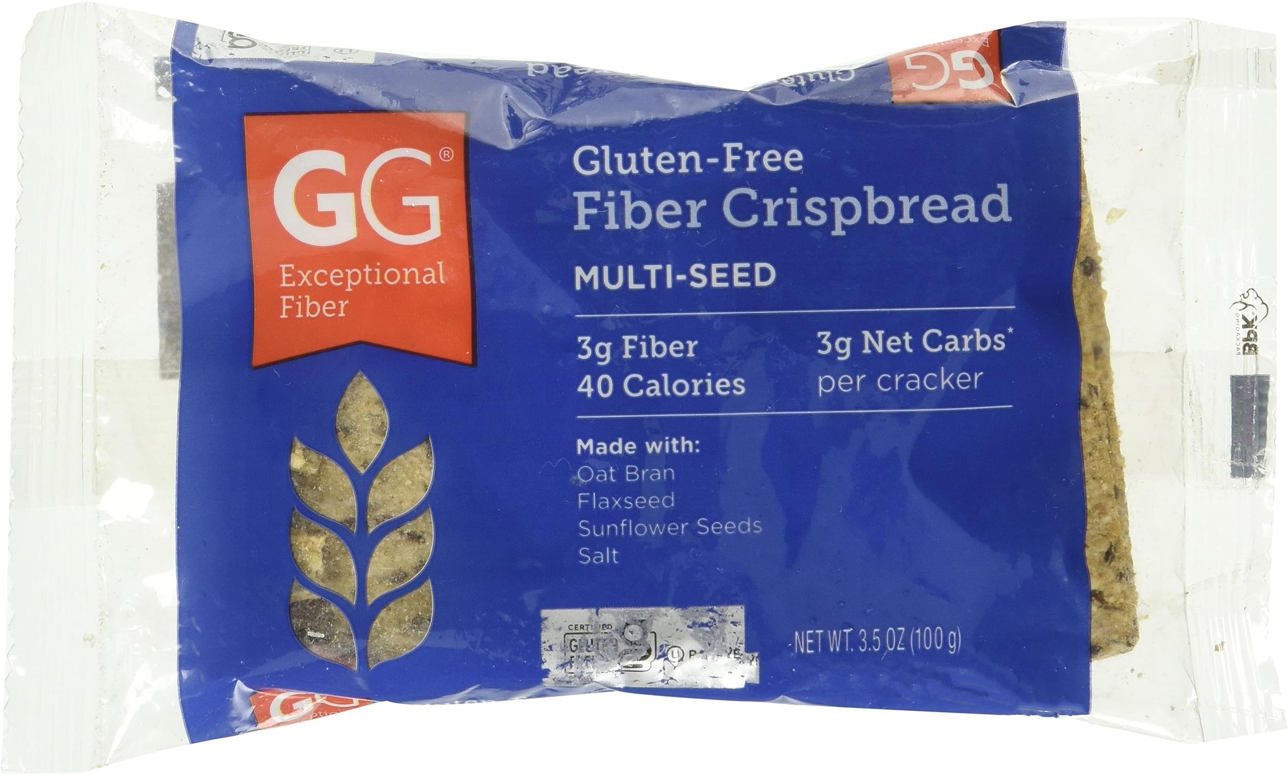 Amazon.com: GG Scandinavian Fiber Crispbread, Original, 3.5 Oz (Pack of 15)