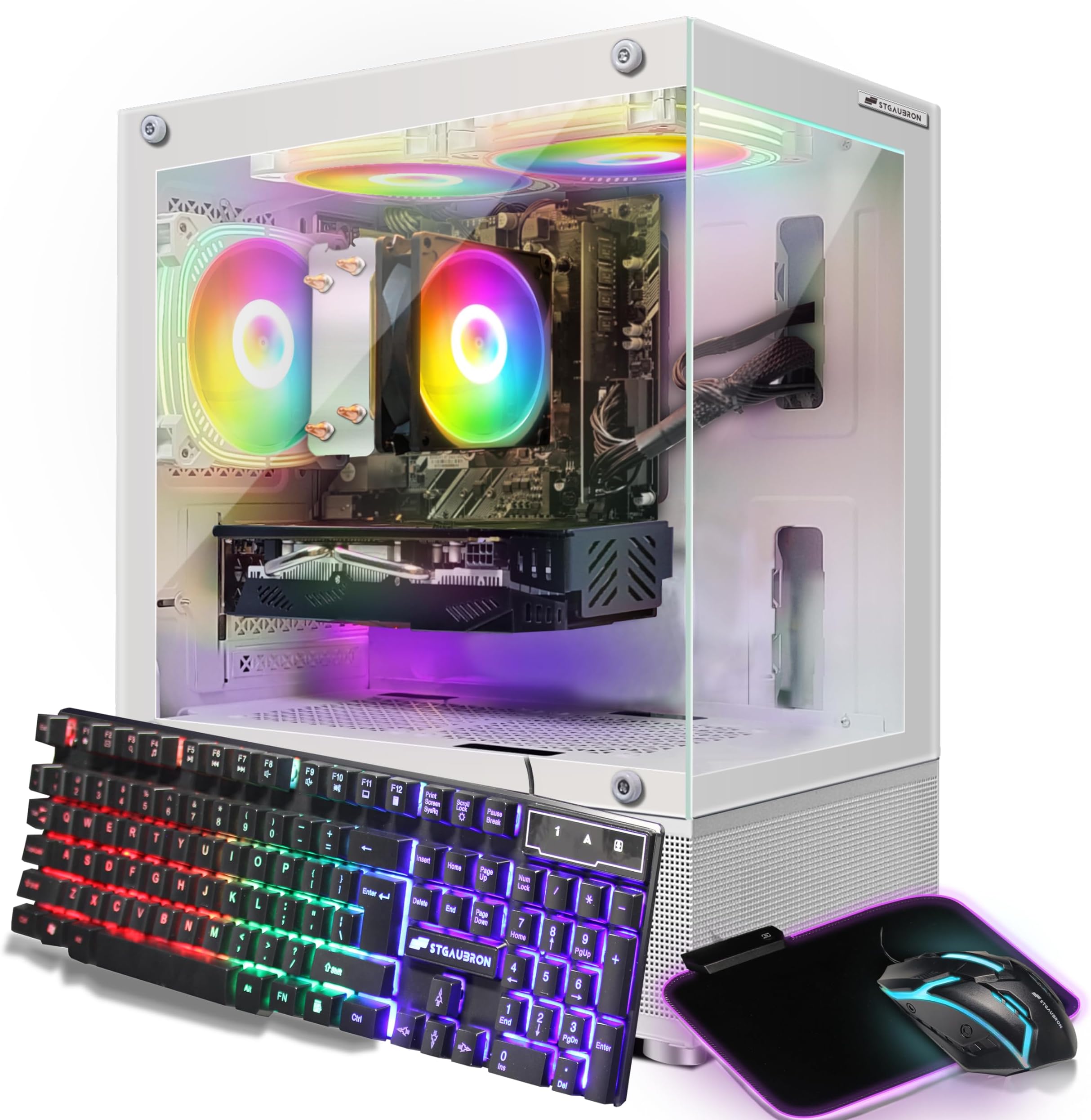 Amazon.com: STGAubron Gaming PC Computer Desktop, AMD Athlon 3000G 3.5G ...
