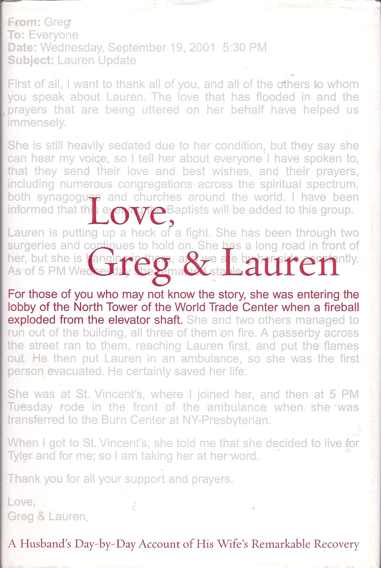 Love, Greg & Lauren: Manning, Greg: 9780553802979: Amazon.com: Books