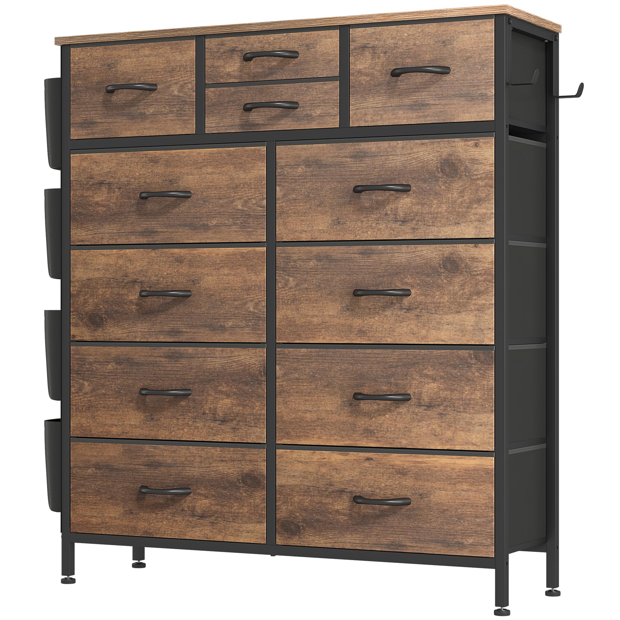 Lulive Dresser for Bedroom with 12 Drawers, Tall Dresser Chest of ...