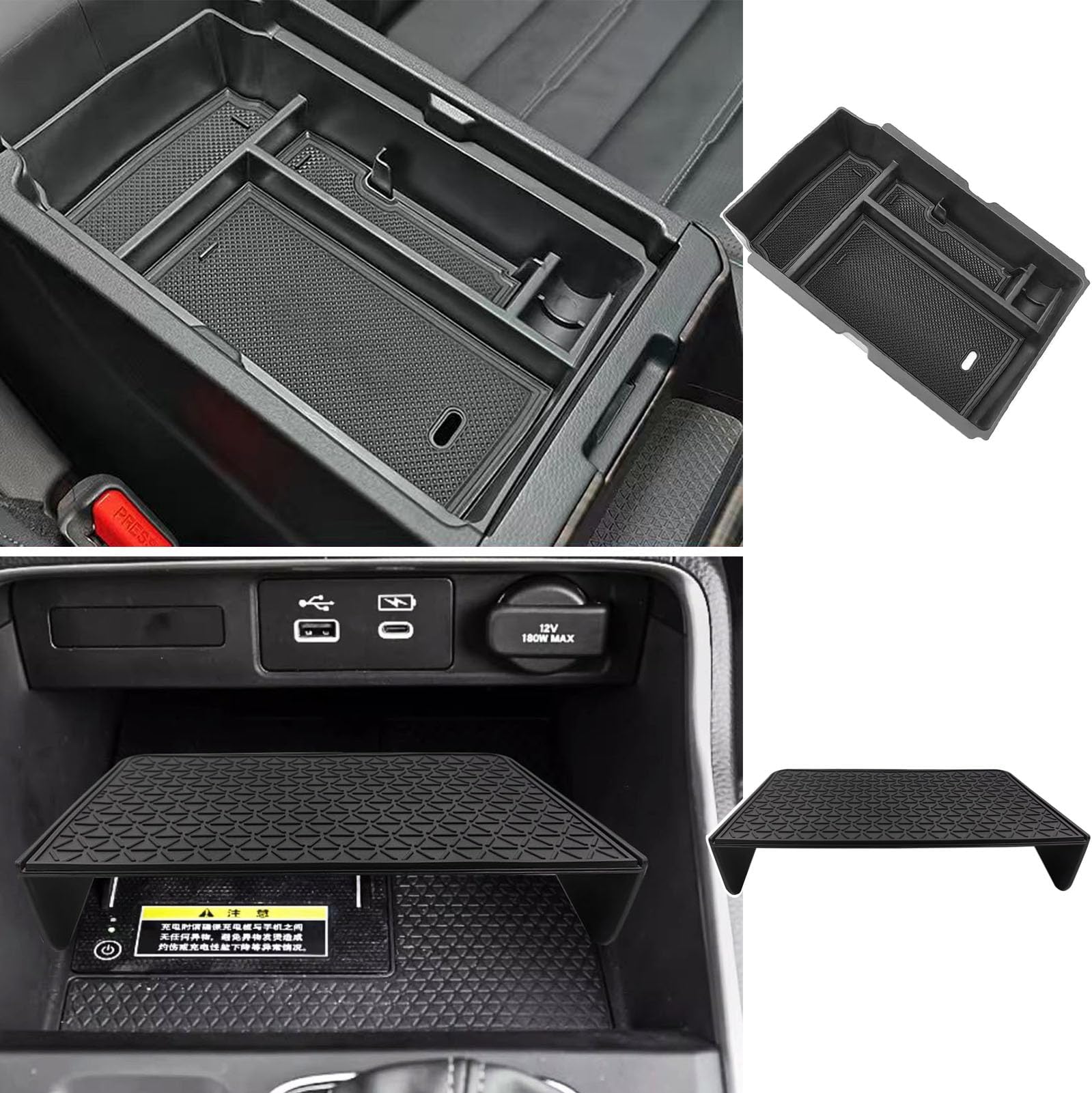 Amazon.com: MARCHFA Center Console Organizer Tray Compatible for 2024 ...