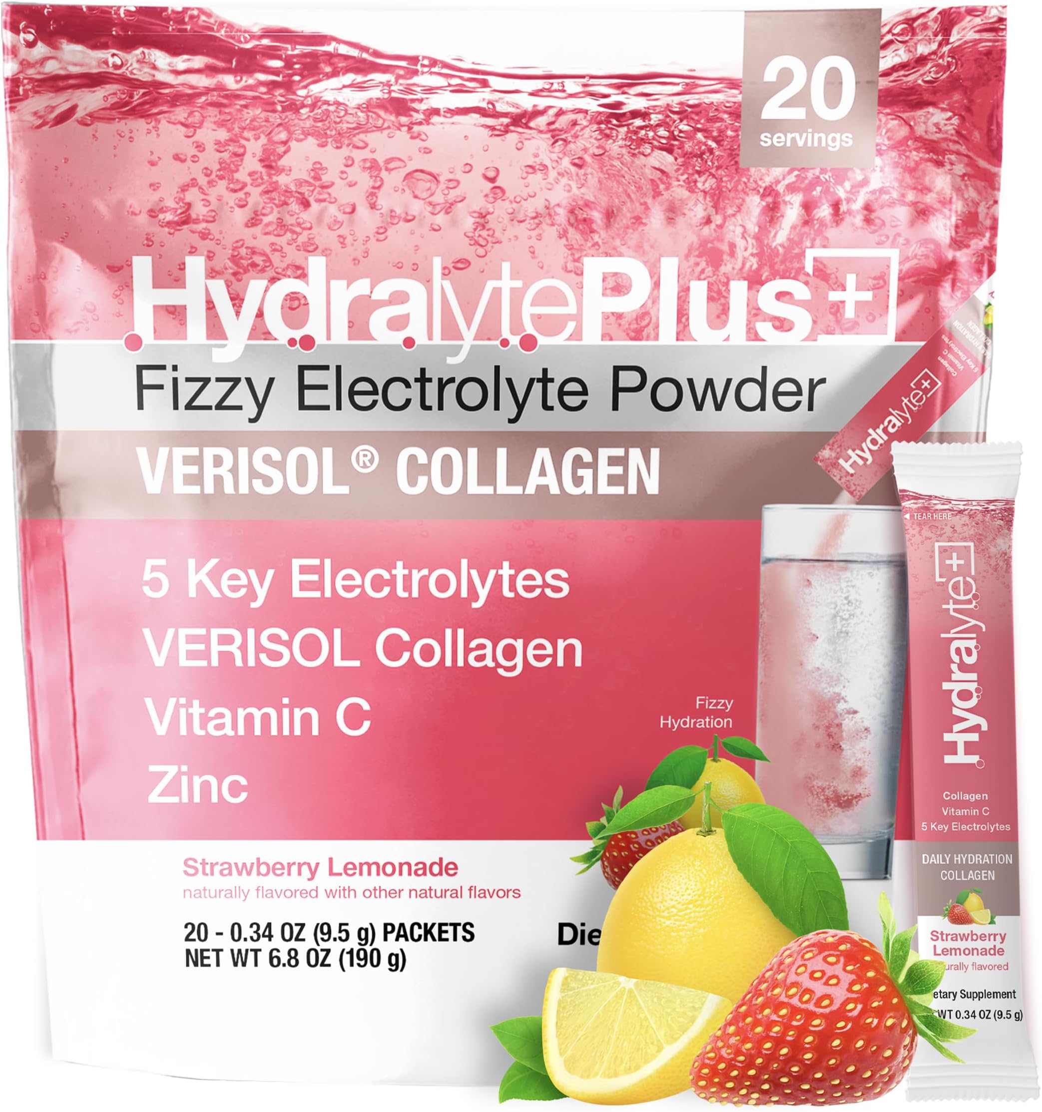 Amazon.com: Sparkle Skin Boost Plus Verisol Collagen Peptides Protein ...