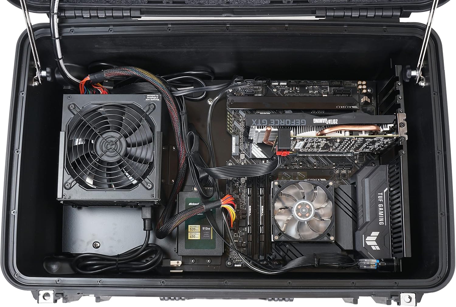 Chasis de PC de Juegos Portátil Case Club con Monitor Integrado de 24 ...