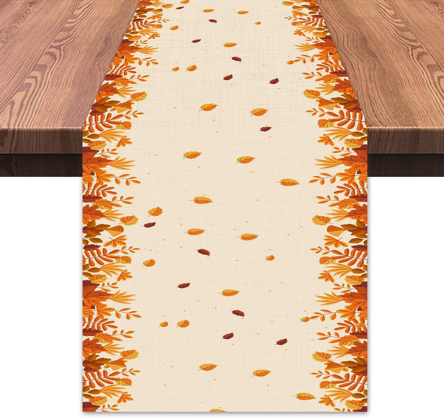 Amazon.com: Thanksgiving Table Runner,Turkey with Pumpkins Maple Leaves ...