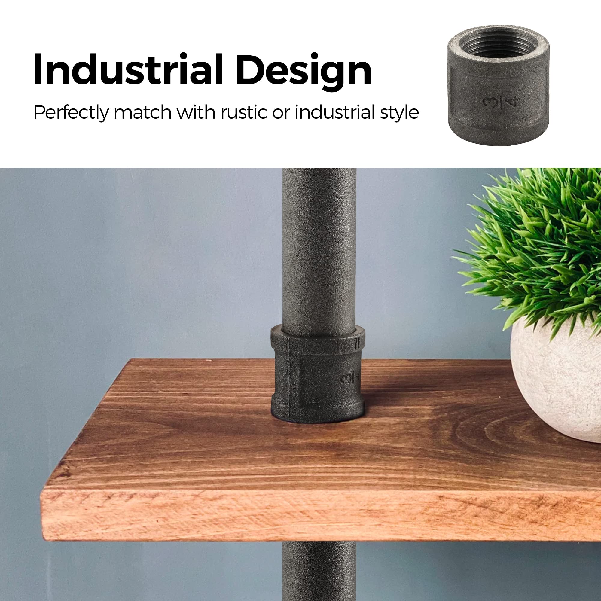 Snapklik.com : 3/4" Pipe Fitting Coupling - 10 Pack Primary Color ...