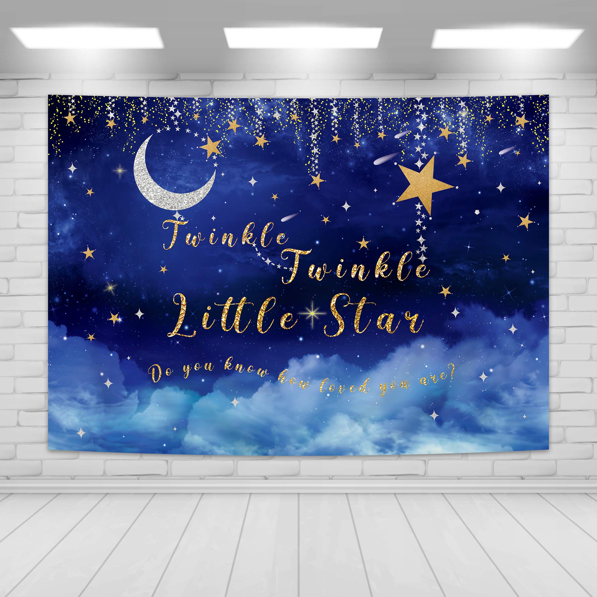 Buy Imirell Night Sky Stars Backdrop 7Wx5H Feet Blue Twinkle Twinkle ...
