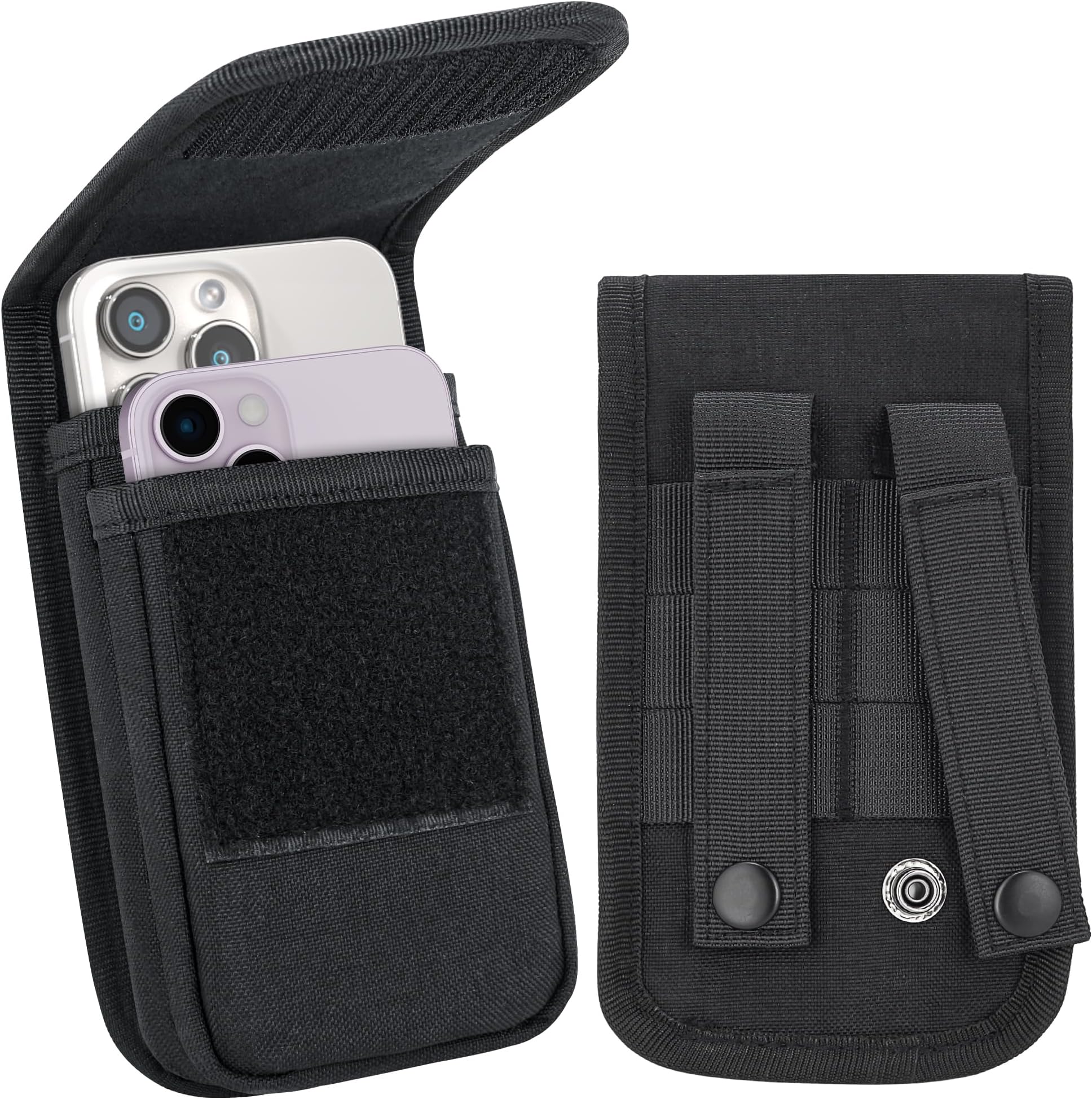 Amazon.com: Urvoix Dual Molle Phone Pouch, Belt Phone Holster Cell ...