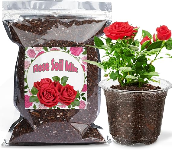 Amazon.com : Doter Organic Rose Soil Mix, Indoor Plants Potting Mix for ...