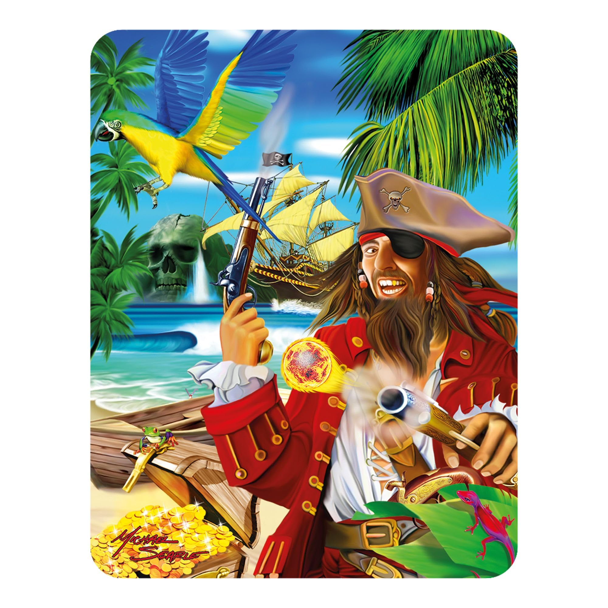 Snapklik.com : 3D LiveLife Magnet - Pirate Island From Deluxebase ...