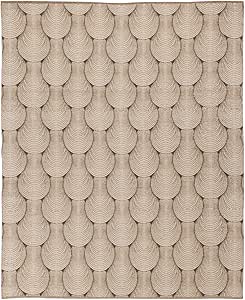 Amazon.com: Solo Rugs Sea Shell Gray Contemporary Flatweave Hand ...