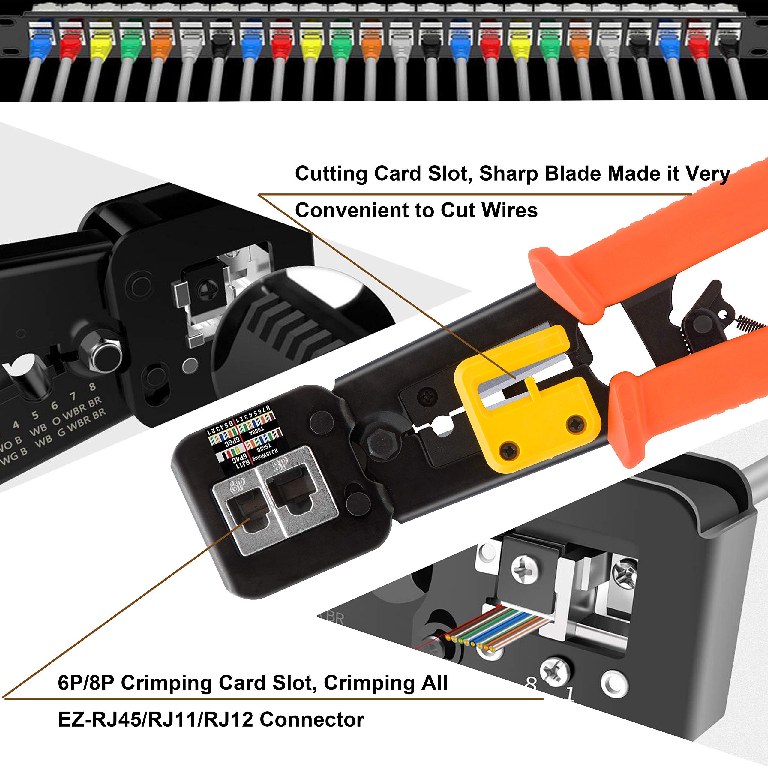 Stud Finder Rj45 Crimp Tool Kit Preciva 97 In 1 Ethernet Crimping ...