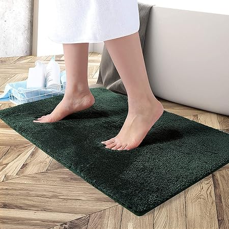 Buy Luxe Home Bathmat Super Soft Anti Skid (40x60 cm) Water Absorbent ...