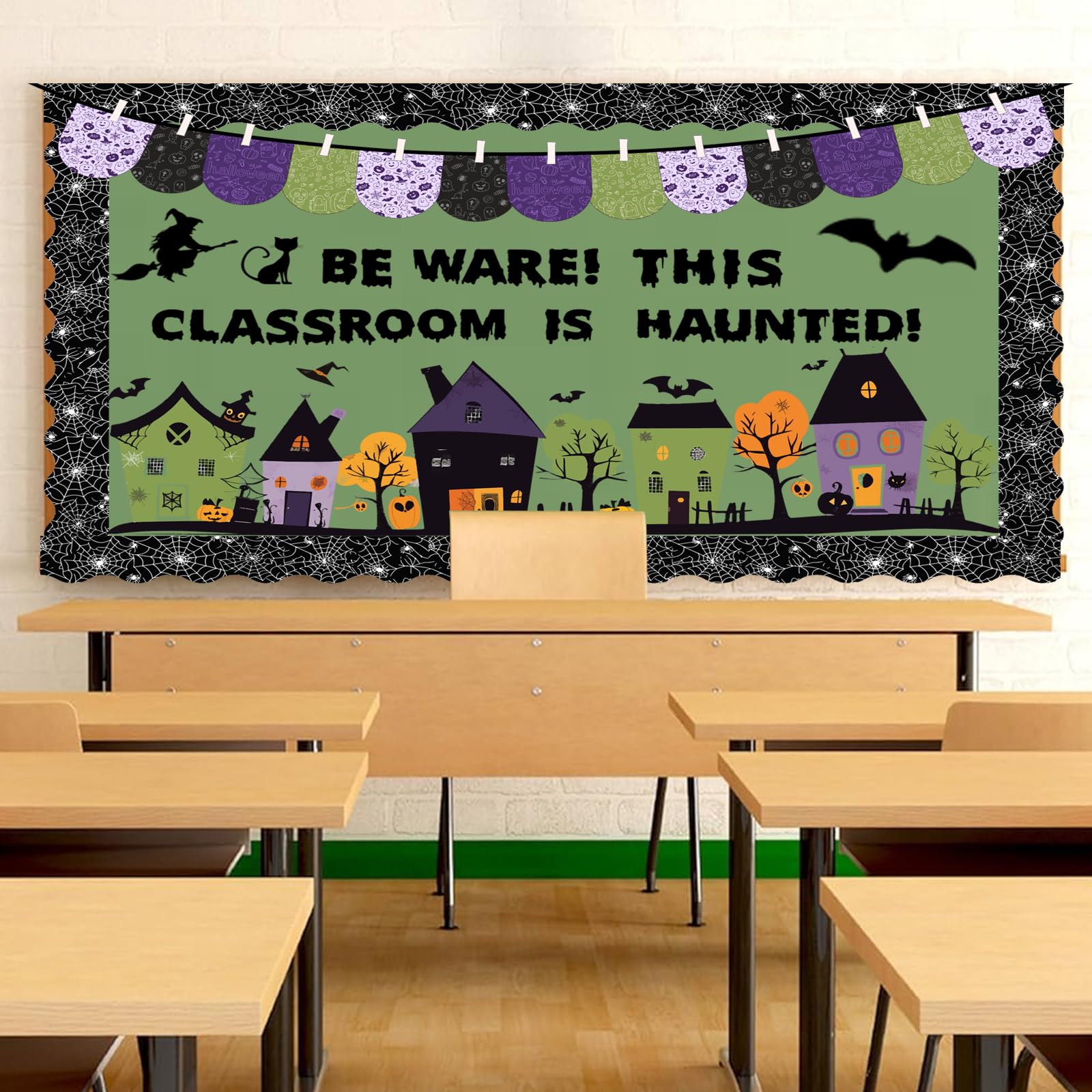 Spooky Halloween Bulletin Board Ideas Free Halloween One Spooky Night