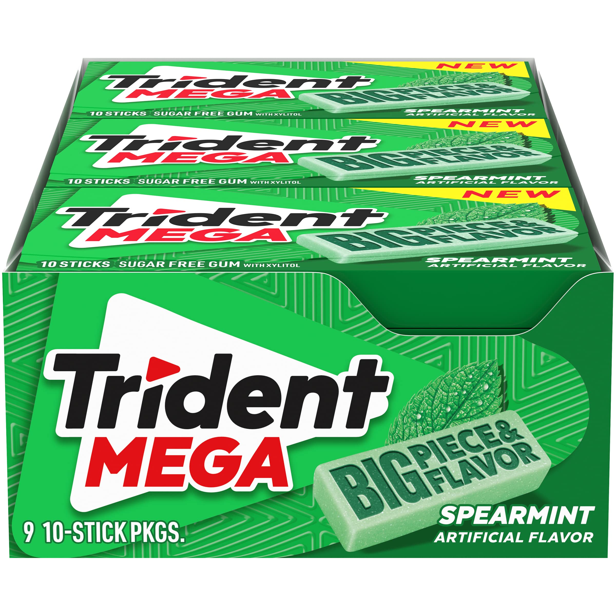Chicle Trident Mega Spearmint...B09KYKD69N | Encarguelo.com