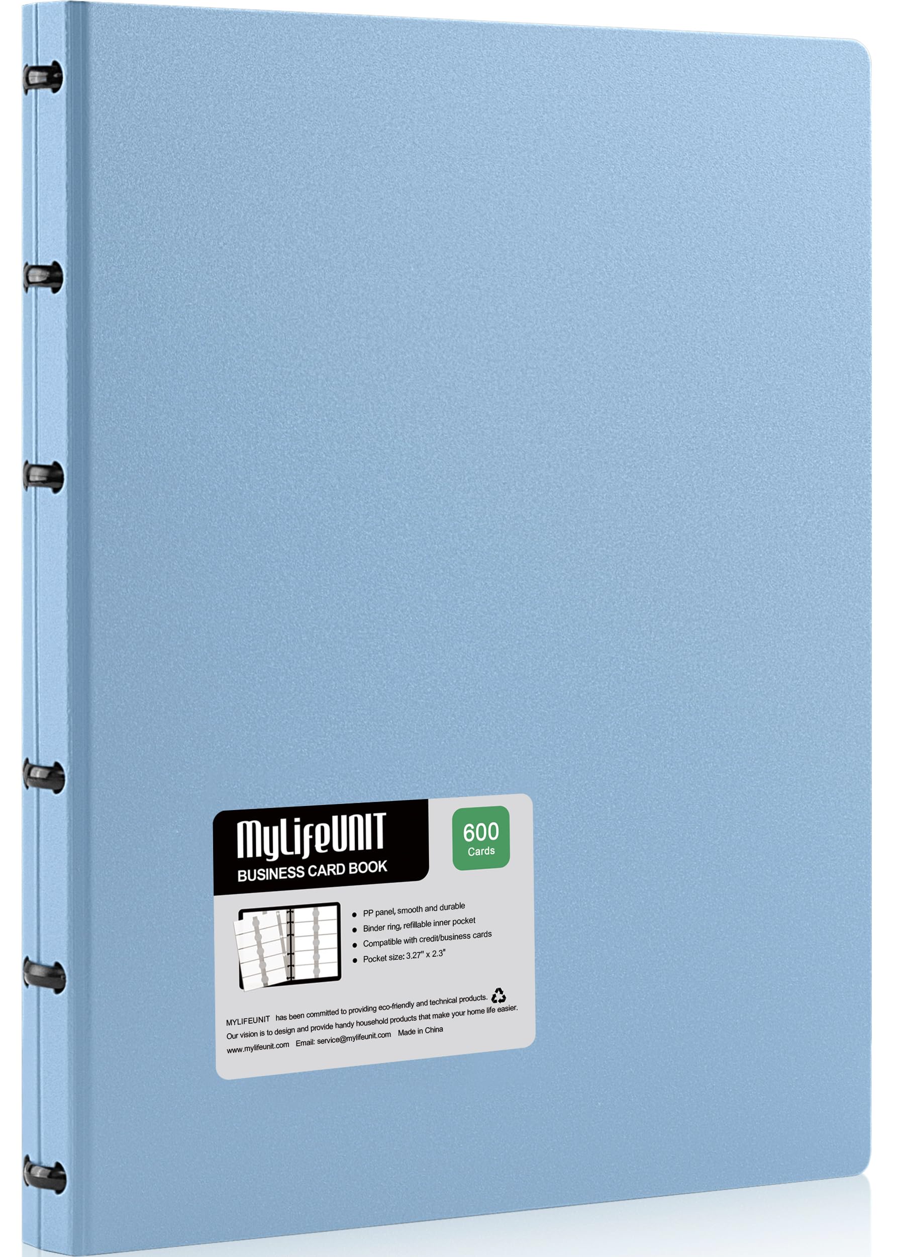 Amazon.com: MyLifeUNIT Business Card Book, Name Card Holder Book with ...