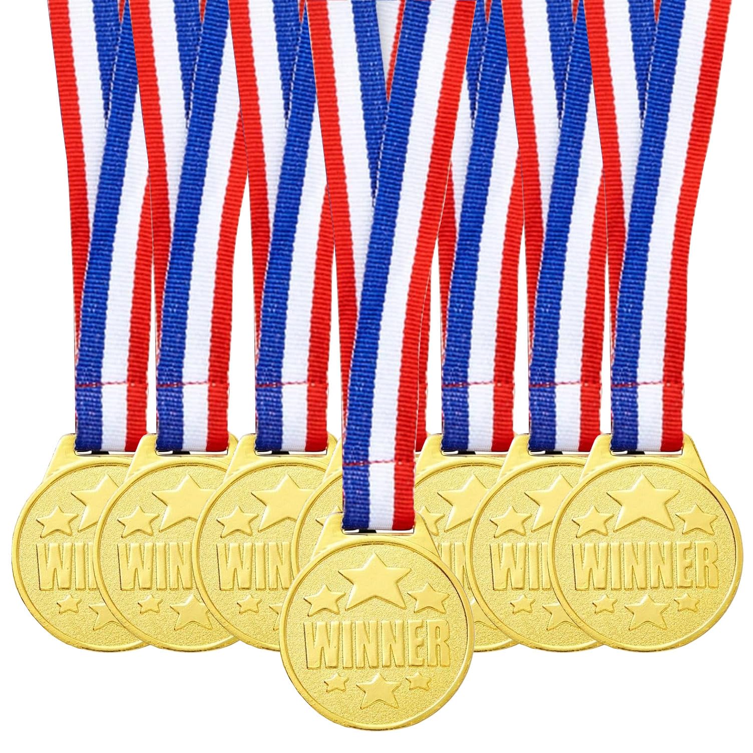 Snapklik.com : Podzly 50 Piece Goldtone Plastic Award Winner Medal Set ...