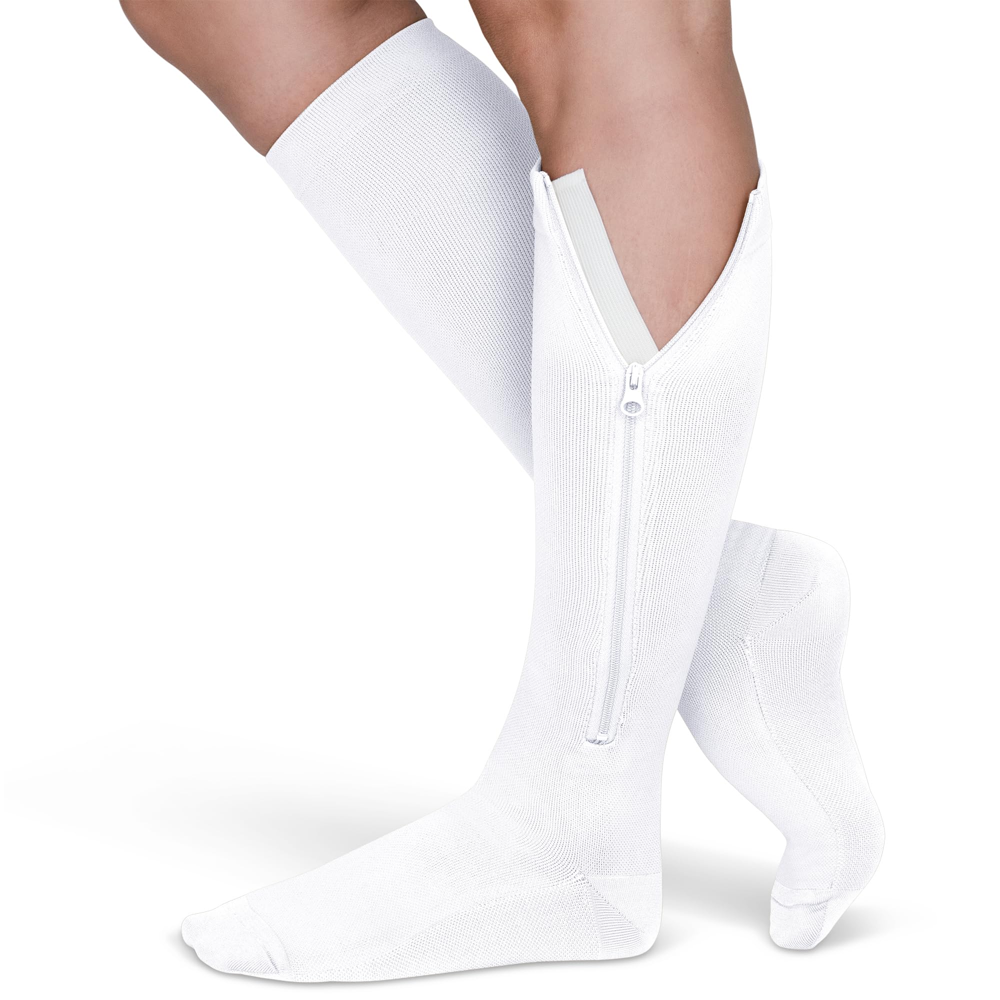 Snapklik.com : TheraMagic Zipper Compression Socks For Men & Women