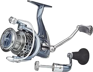 Amazon.com : Blue Spinning reel, Light Smooth Powerful Spinning Fishing ...