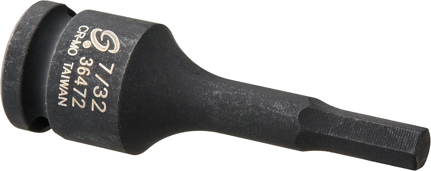 Amazon.com: Sunex 36472 3/8-Inch Drive 7/32-Inch Hex Impact Socket ...
