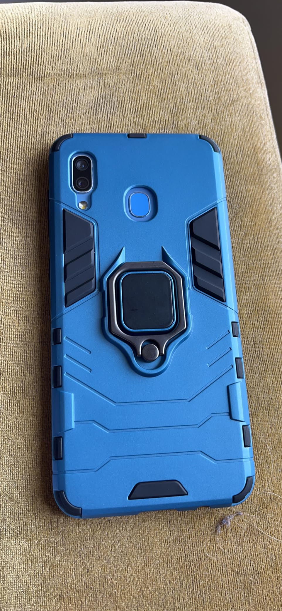 TheGiftKart Tough Armor Back Cover Case for Samsung Galaxy A30 / A20 / M10s | Ring Holder ...