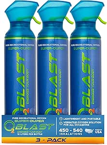 Amazon.com: O2 Blast - Pure Oxygen Supplement, Portable Can Filled with ...