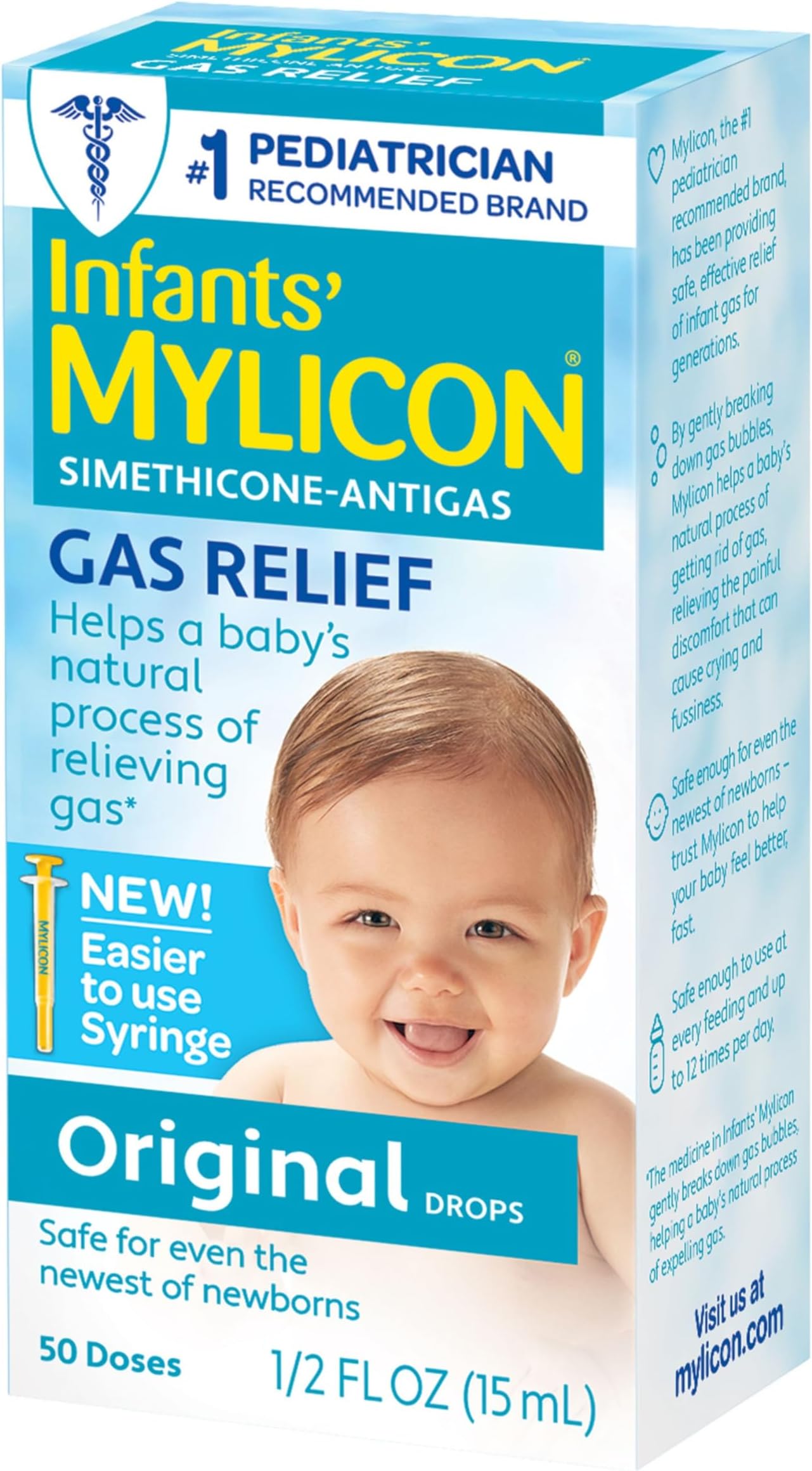 Amazon.com: Mylicon Gas Relief Drops for Infants and Babies, Original ...