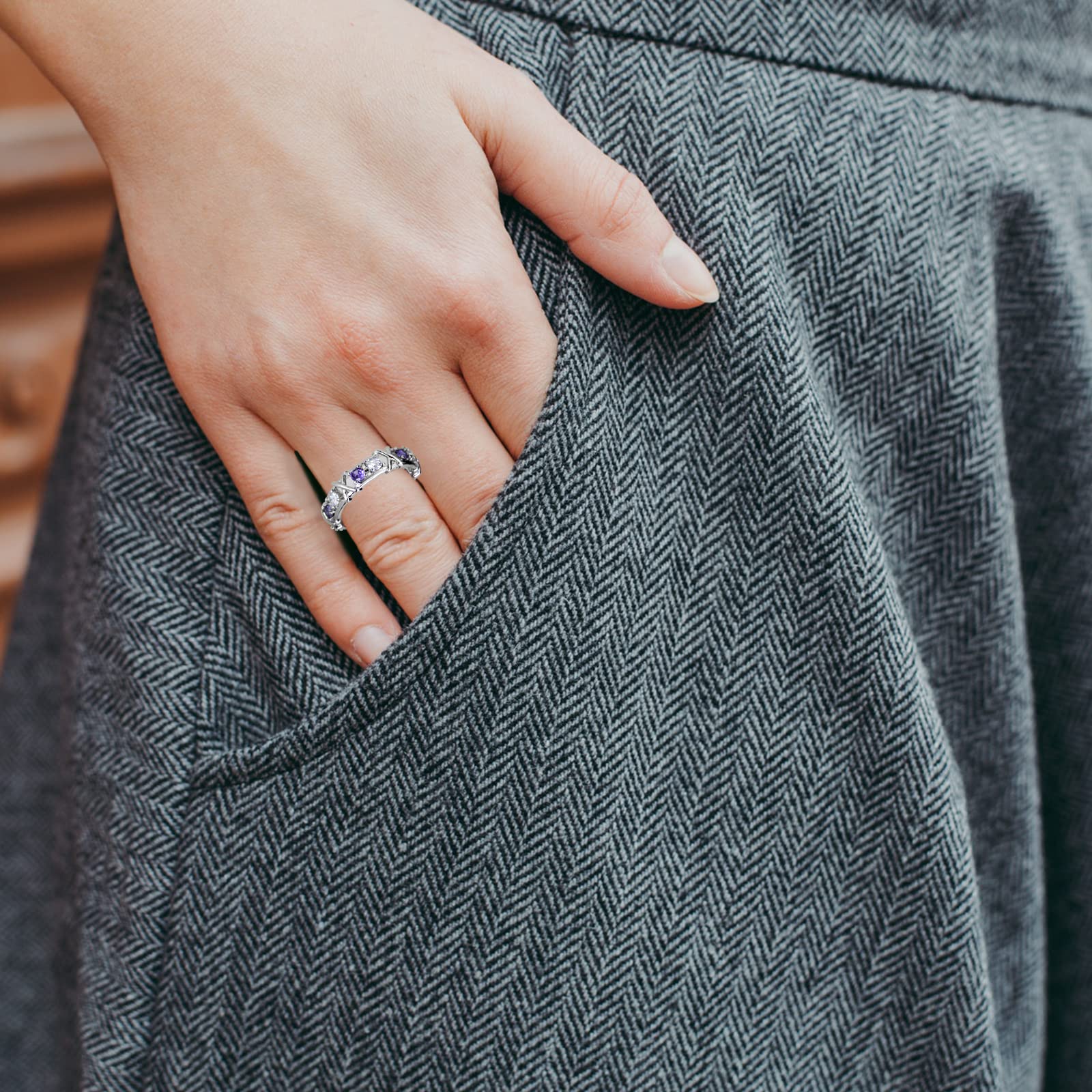 Snapklik.com : Moissanite Magnetology Lymphvity Ring, Magnetic Zircon ...