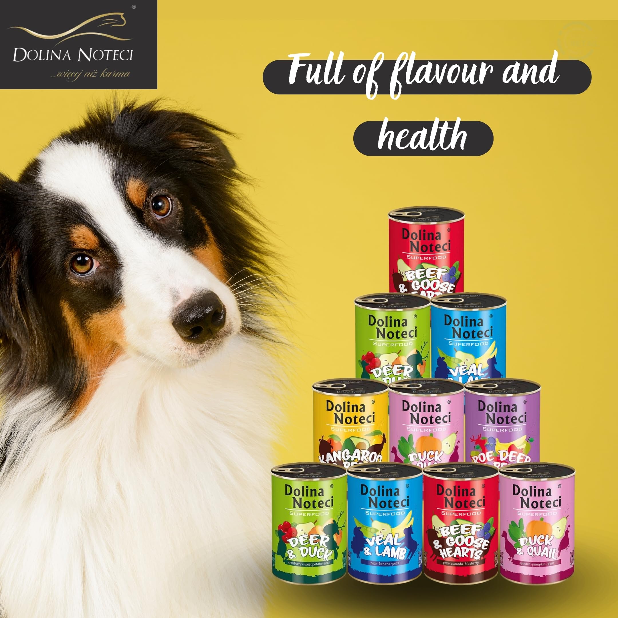 Wet Dog Food Dolina Noteci Premium Superfood With Kangaroo & Beef ...