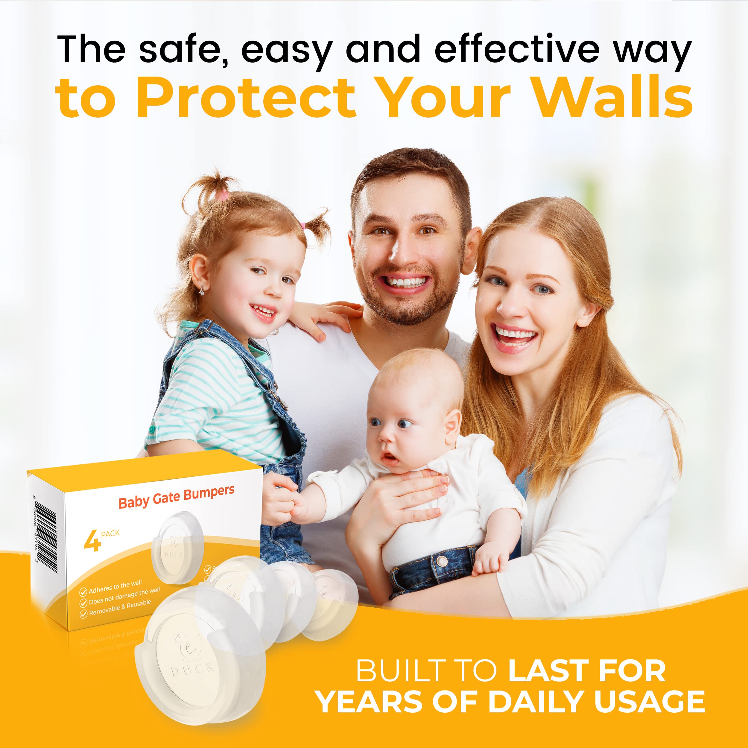 Snapklik.com : Ducki Designs Baby Gate Bumpers