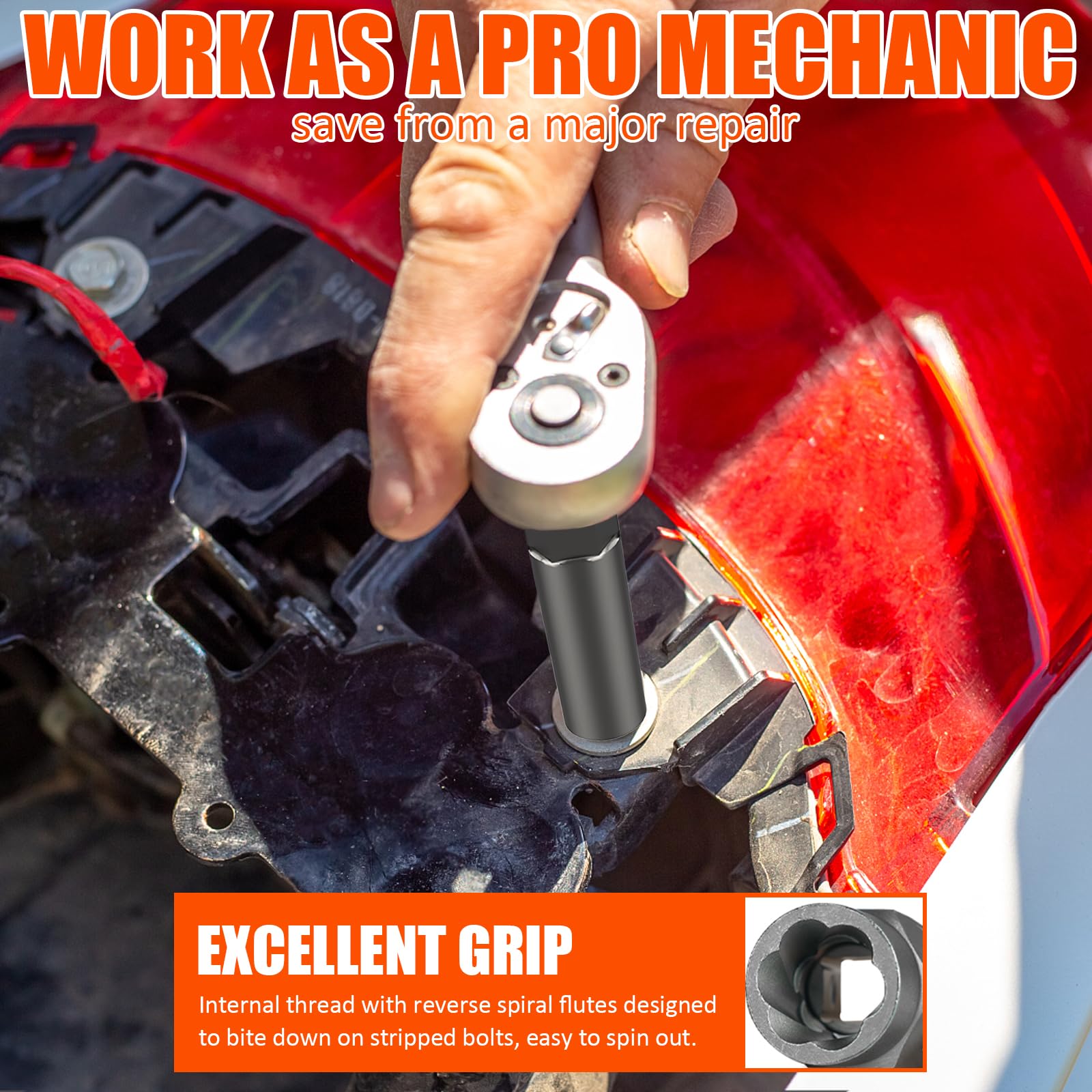Snapklik.com : Coobeast 11Pcs Bolt Extractor Kit, Deep Bolt Extractor ...