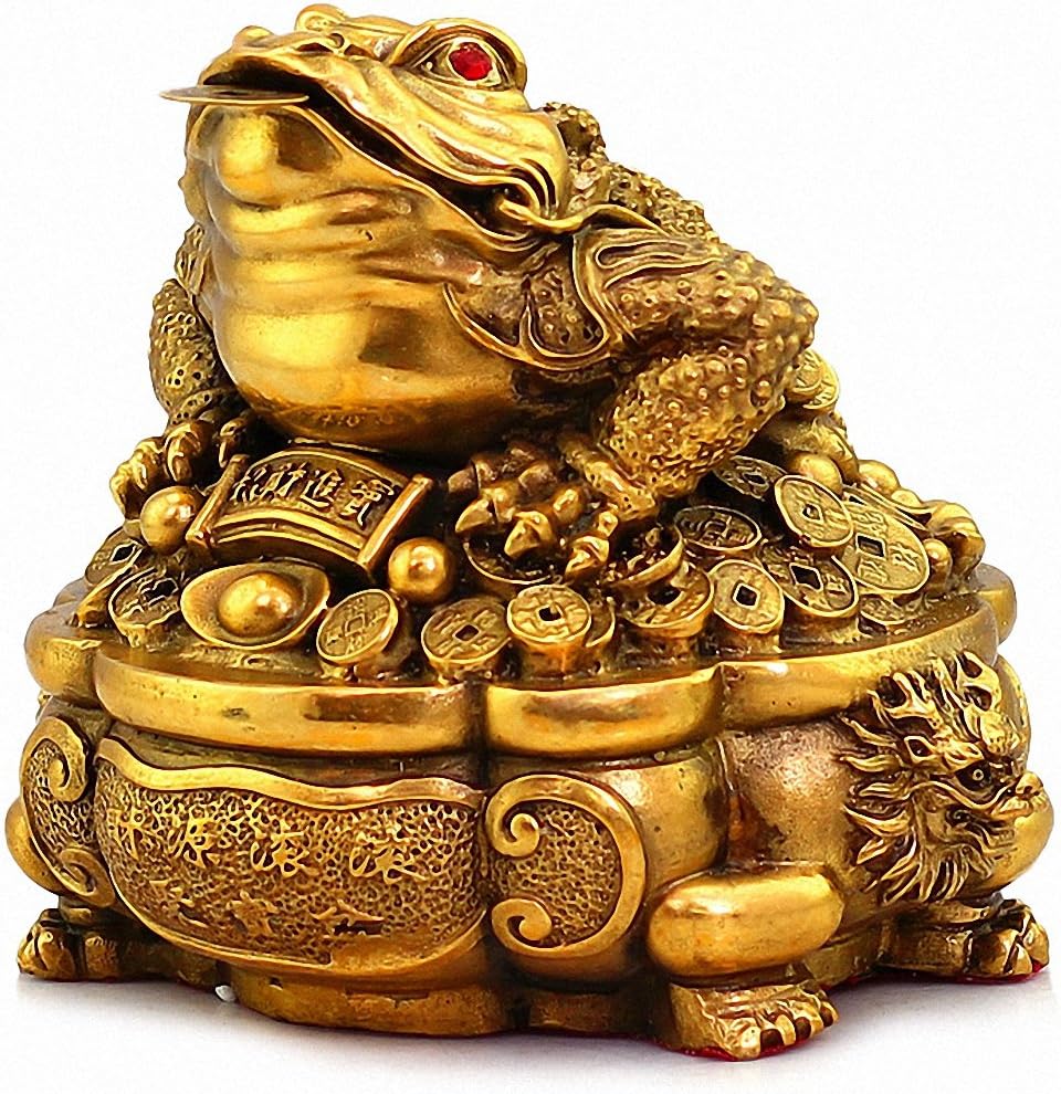 Amazon.com: BOYULL Large Size Brass Thriving Business Feng Shui Money ...