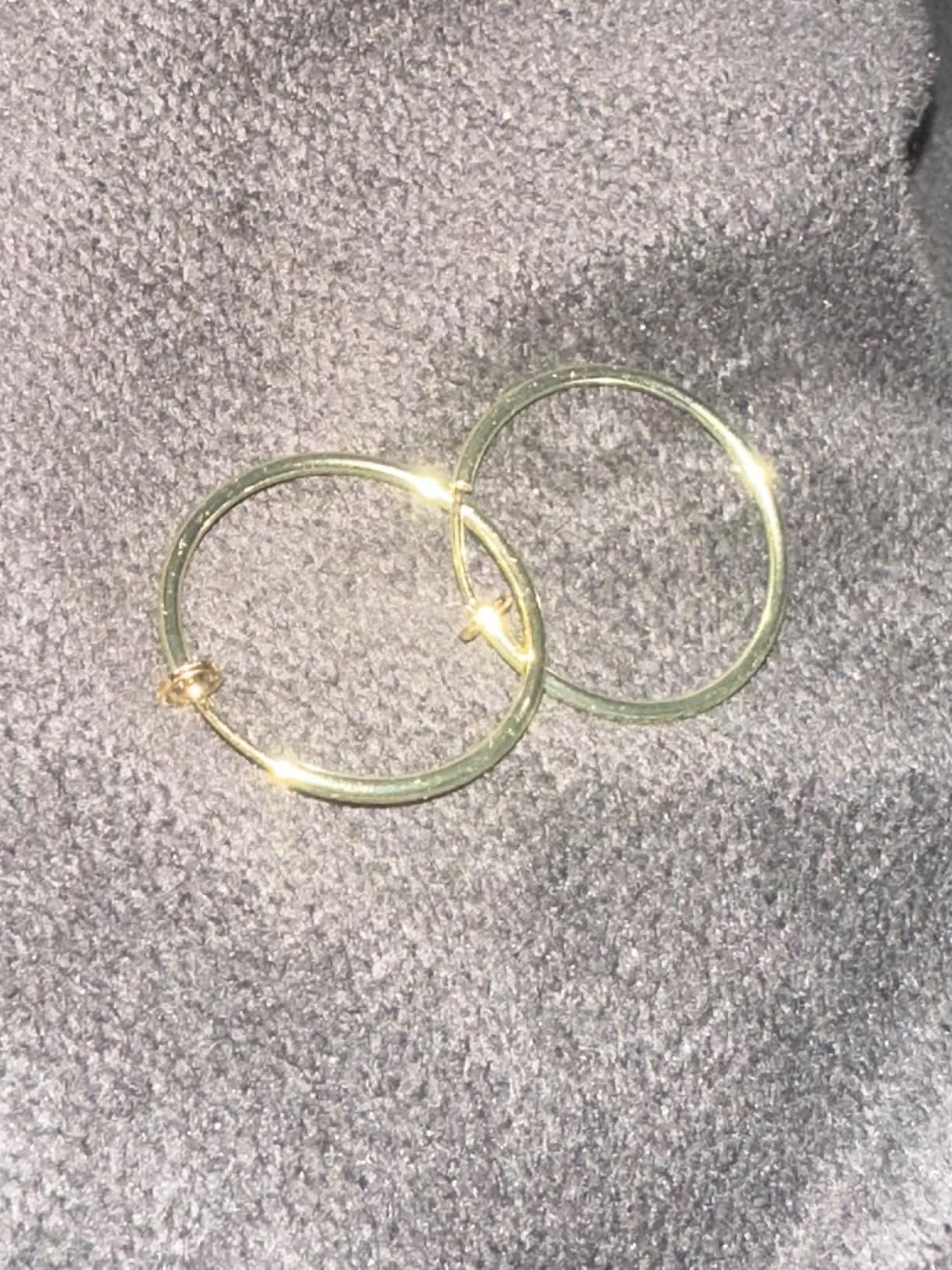 Amazon.com: Clip On Hoop Earrings for Women - Silver and Gold-Tone ...