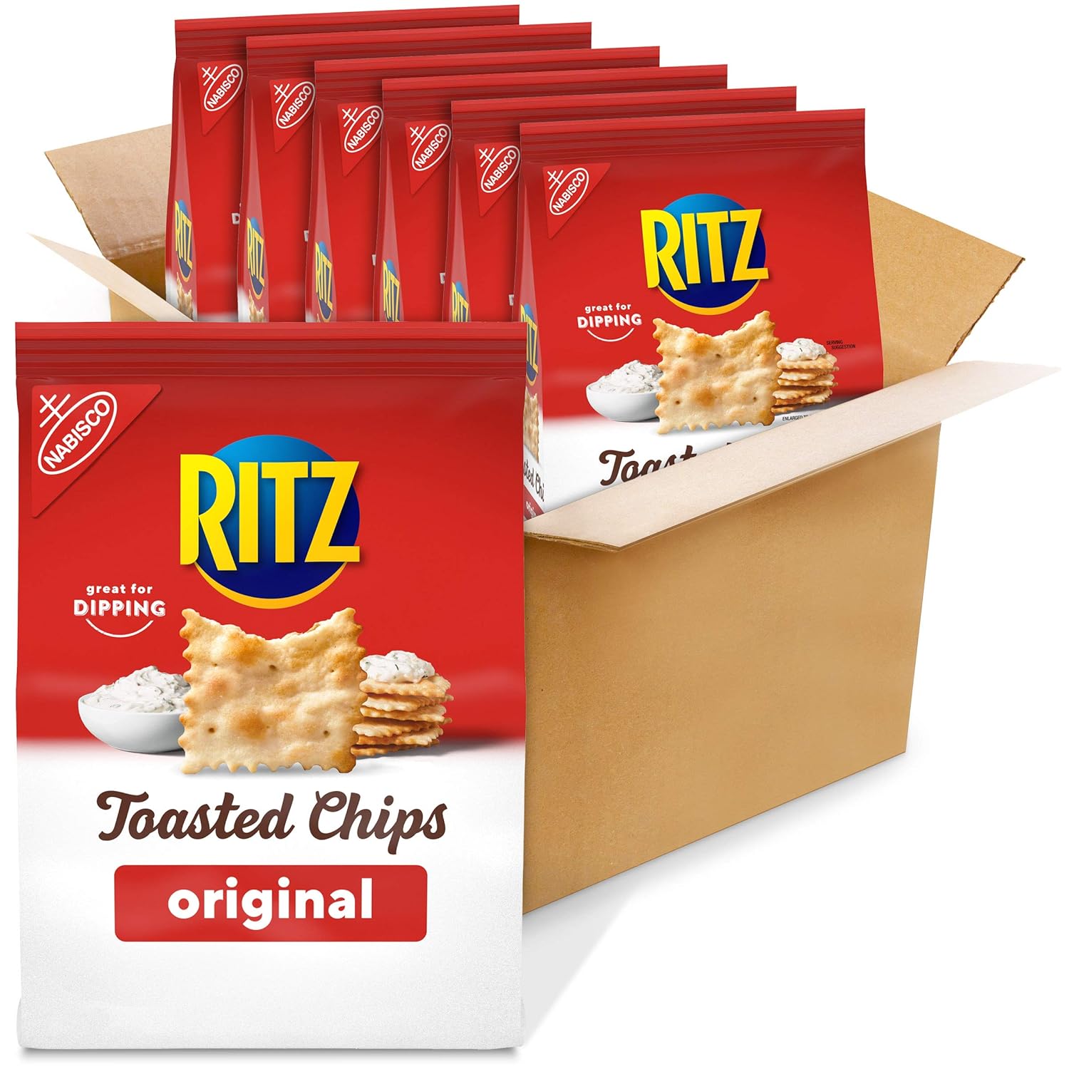 Amazon.com: RITZ Original Toasted Chips, 6 - 8.1 oz Bags