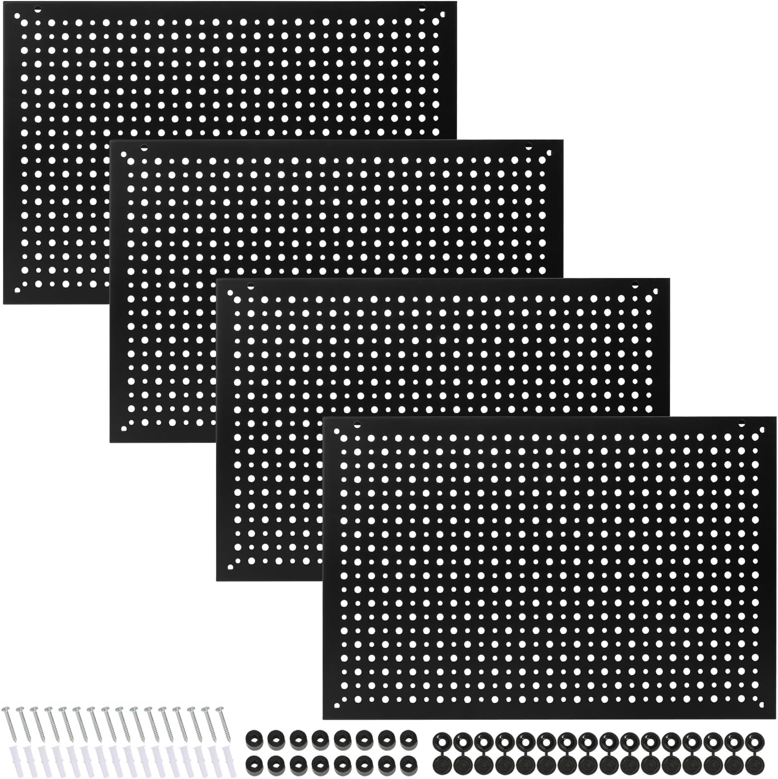 Daanxw Pegboard Rack Garage Storage Steel Horizontal Peg Board Pack ...