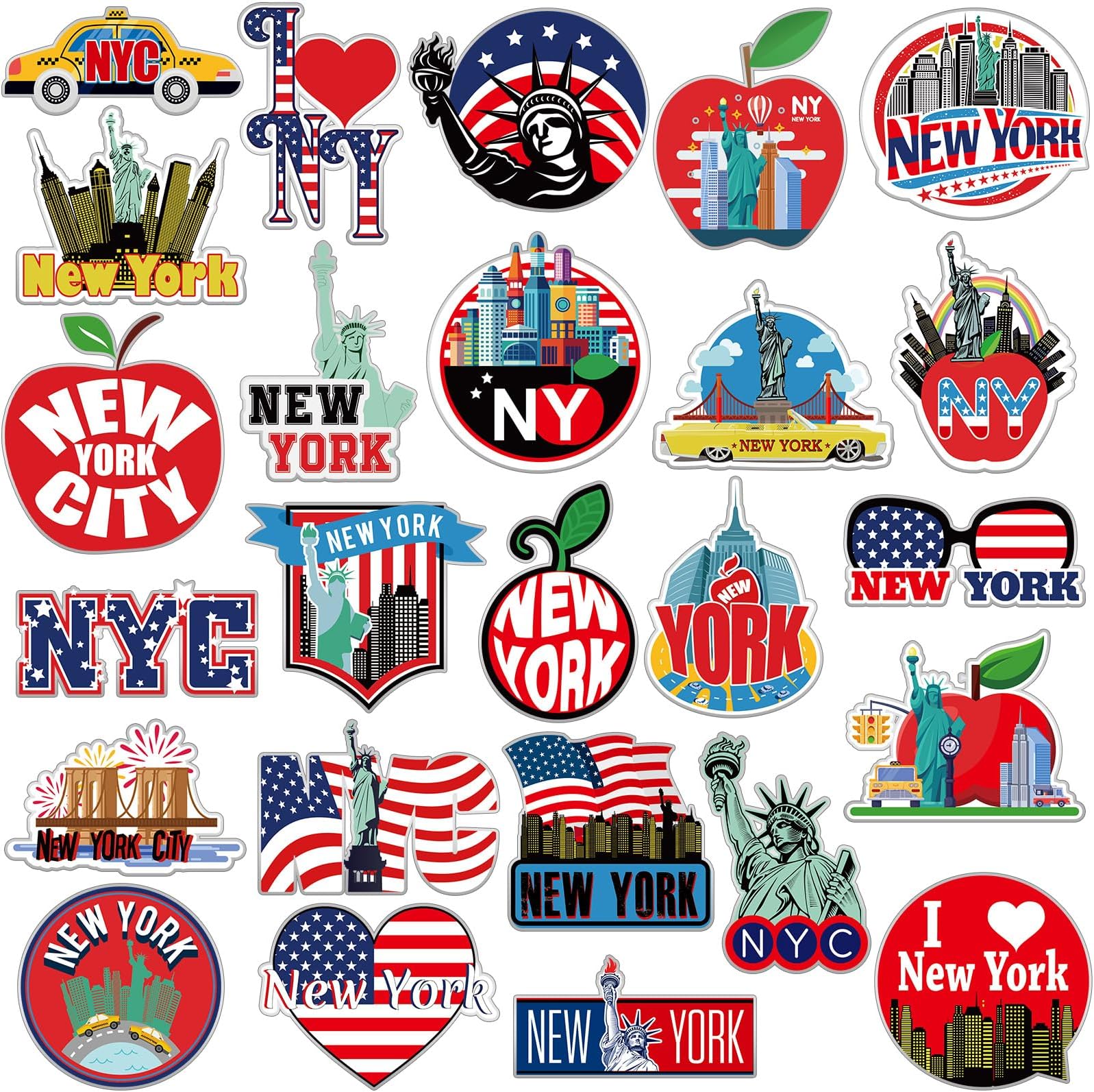 Amazon.com: New York City Statue of Liberty Jumbo Magnet by Classic ...