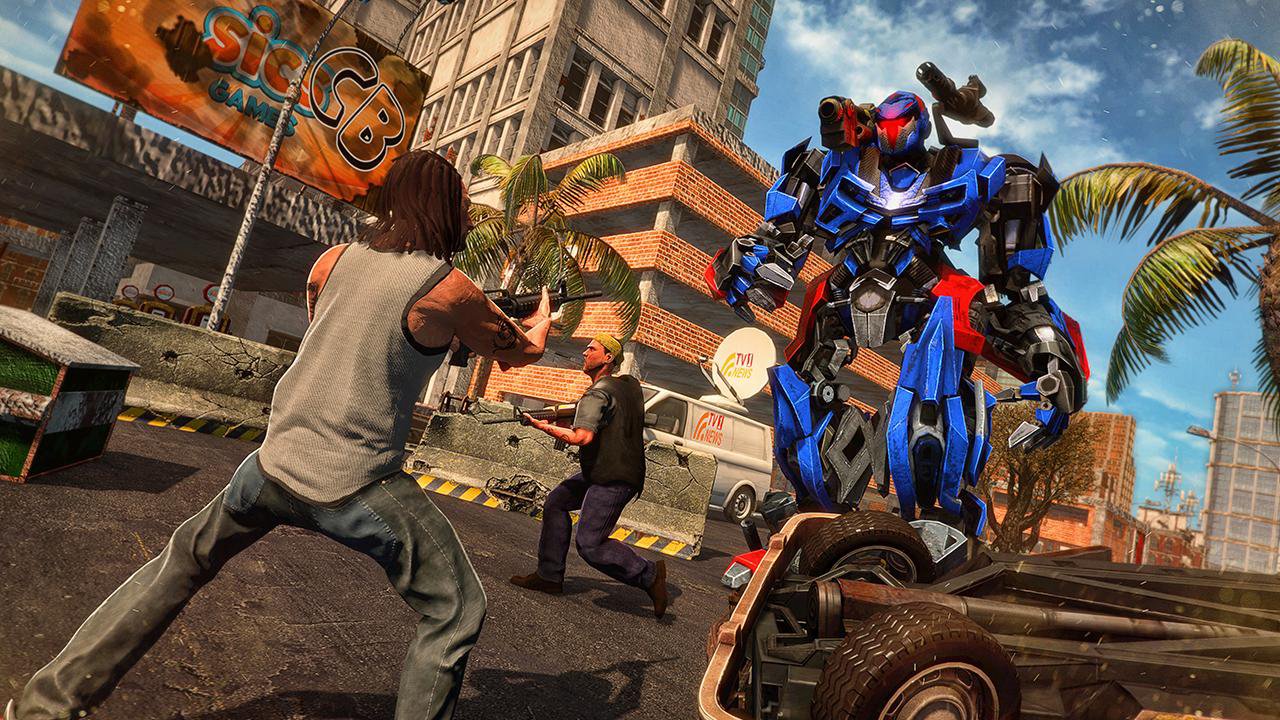 Police Robot Car simulator 3D: NY City Police Chase Real Robot Best ...