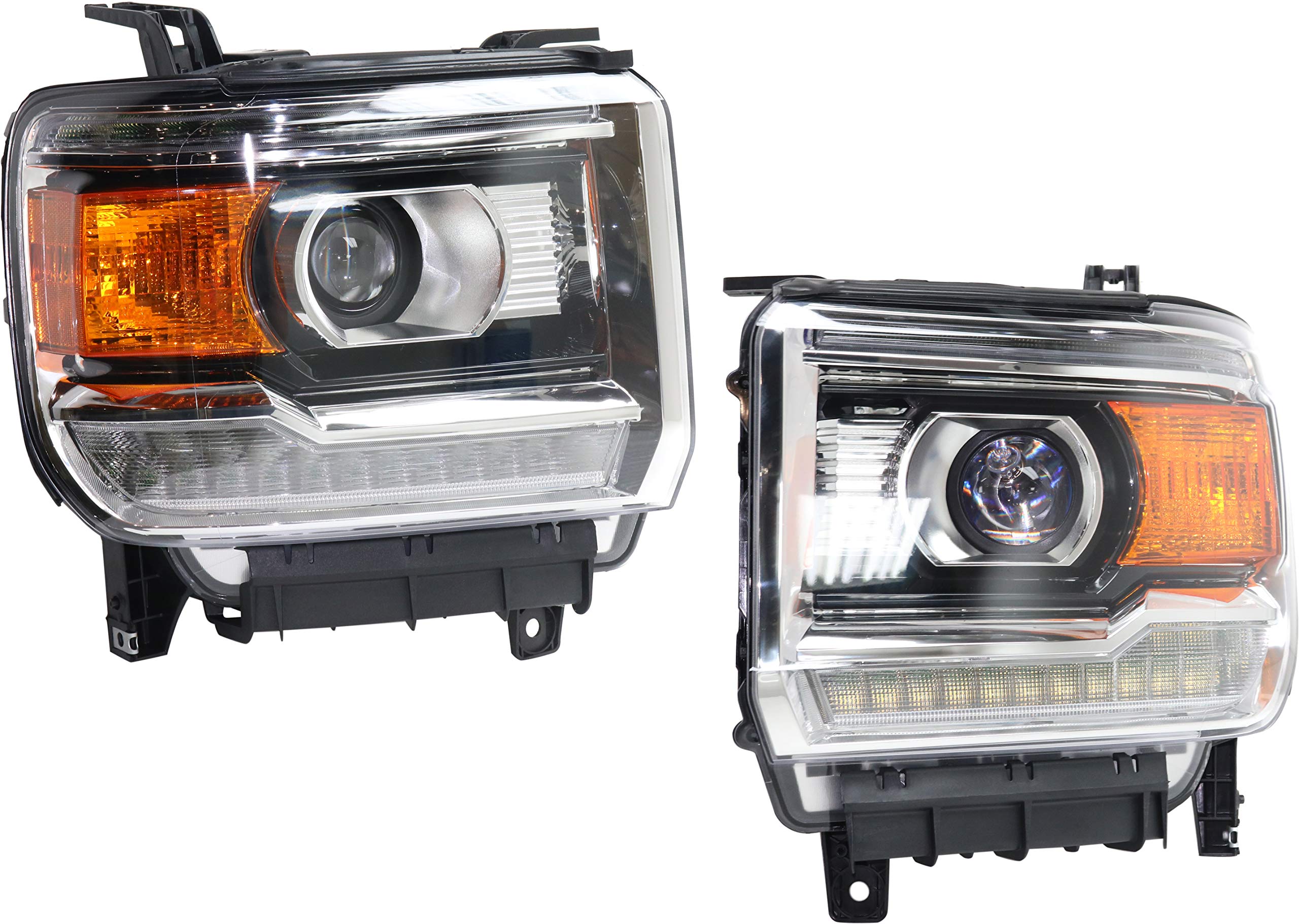 Amazon.com: Garage-Pro Driver and Passenger Side LED Headlight for GMC ...