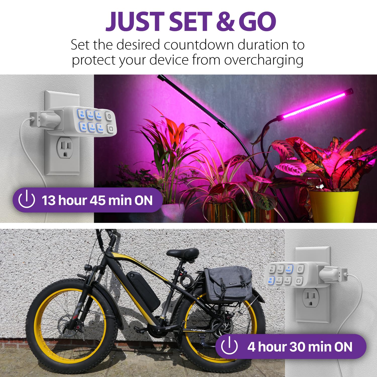 Snapklik.com : Indoor Countdown Timer Outlet, Plug In Light Timer ...