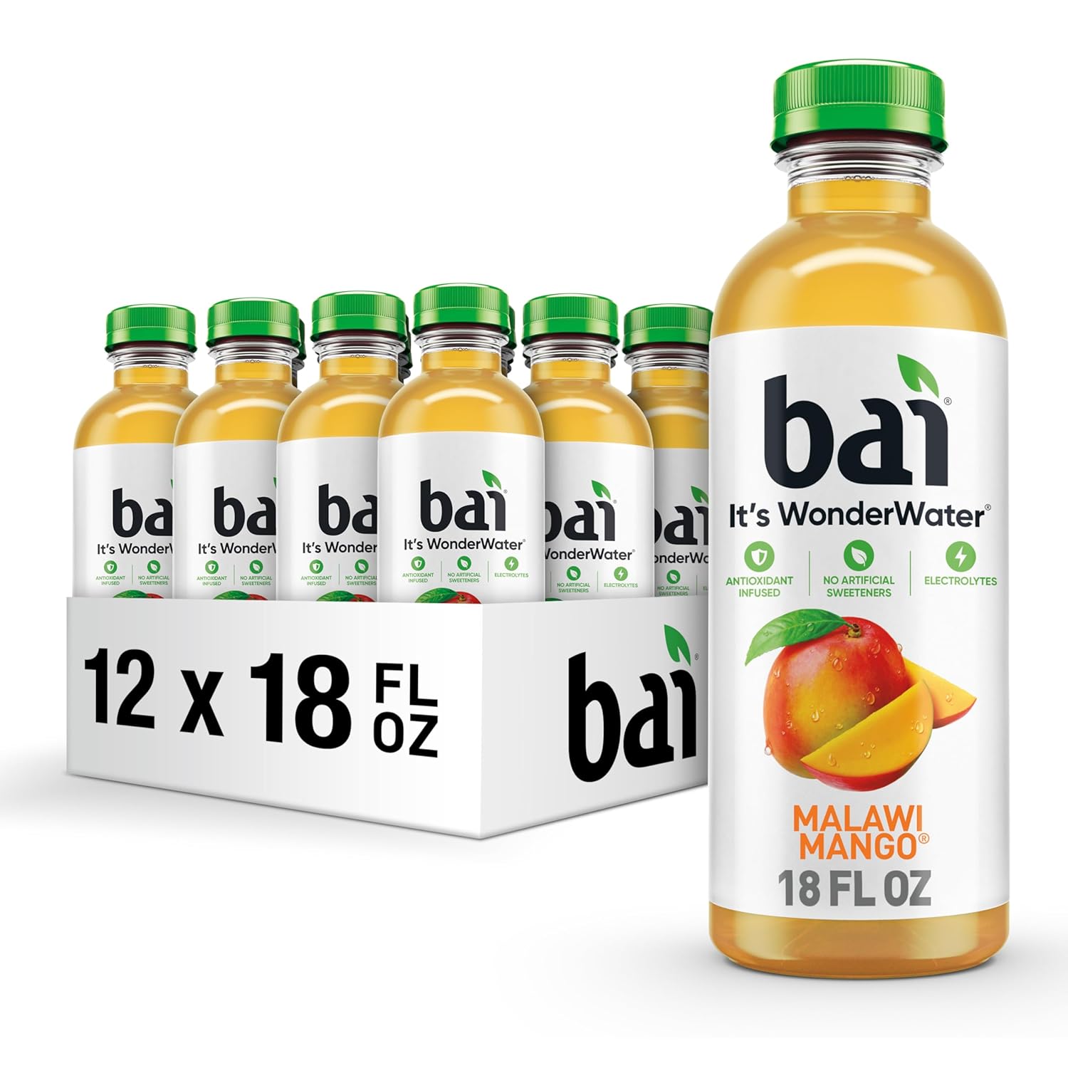 Amazon.com: Bai Antioxidant Infused Water Beverage, Malawi Mango, with ...