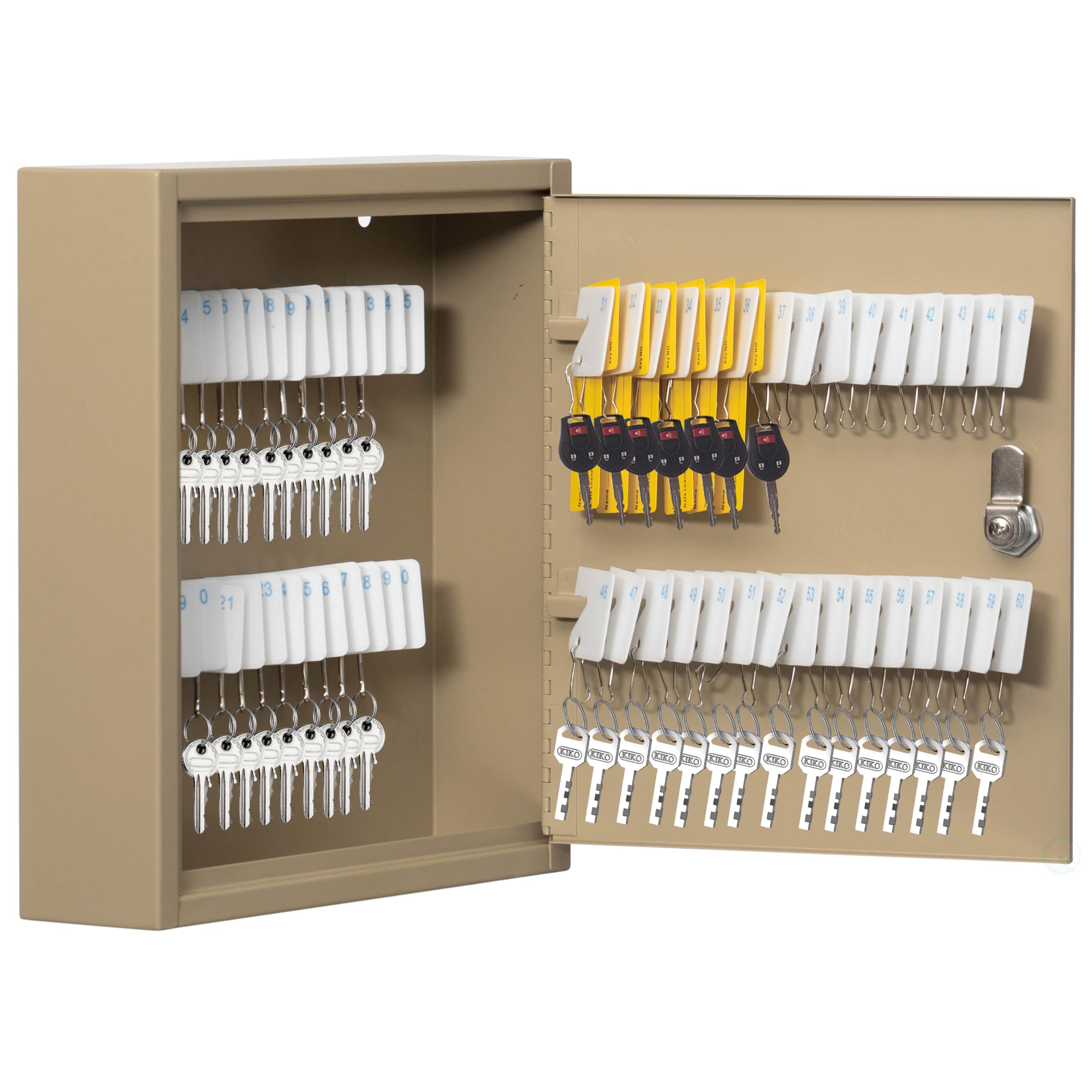 Amazon.com: Basicwise 60-Key Security Steel Cabinet with Numbered Tags ...