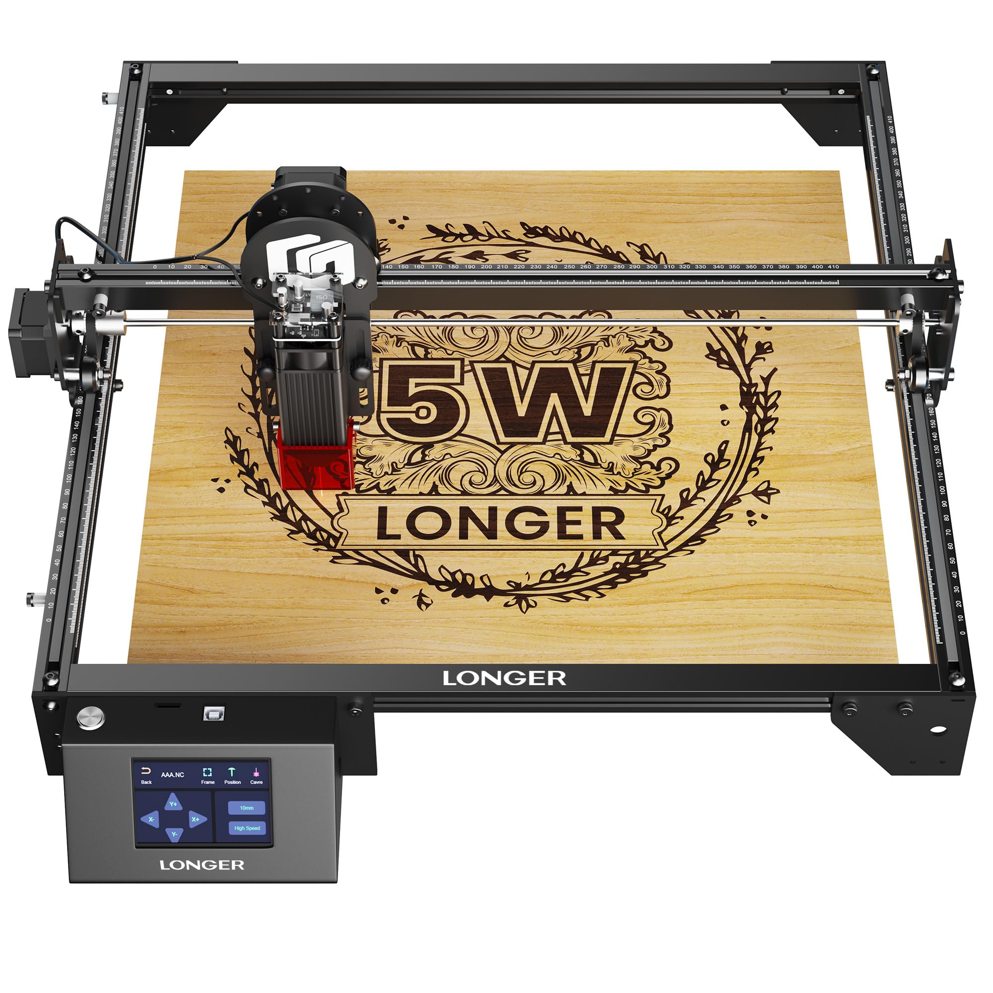 Amazon.com: Longer Ray5 5000mW Laser Engraver, 5000mW Output Power ...