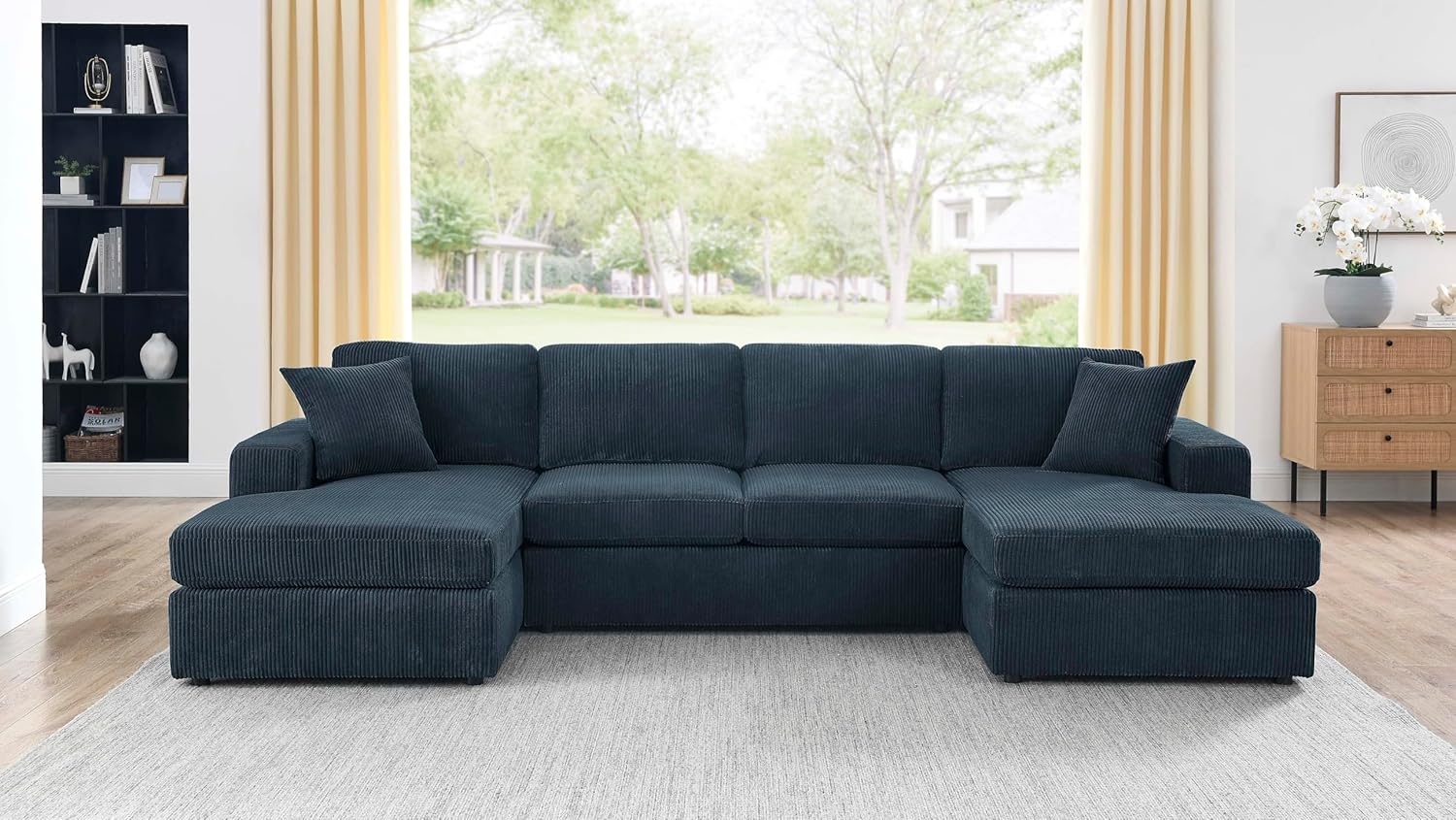 Amazon.com: Oadeer Home Modular Sectional, Blue : Home & Kitchen