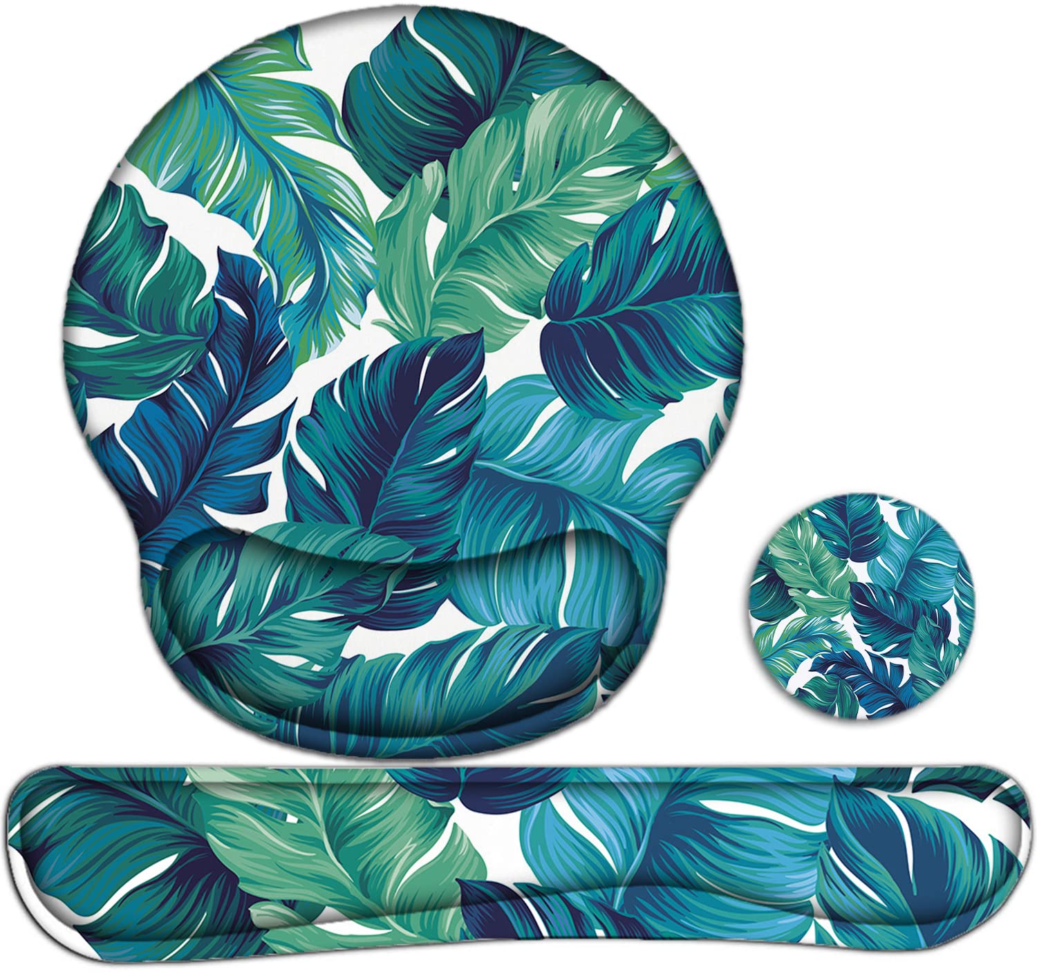 Amazon.com : Keyboard Wrist Rest and Mouse Pad with Wrist Support ...