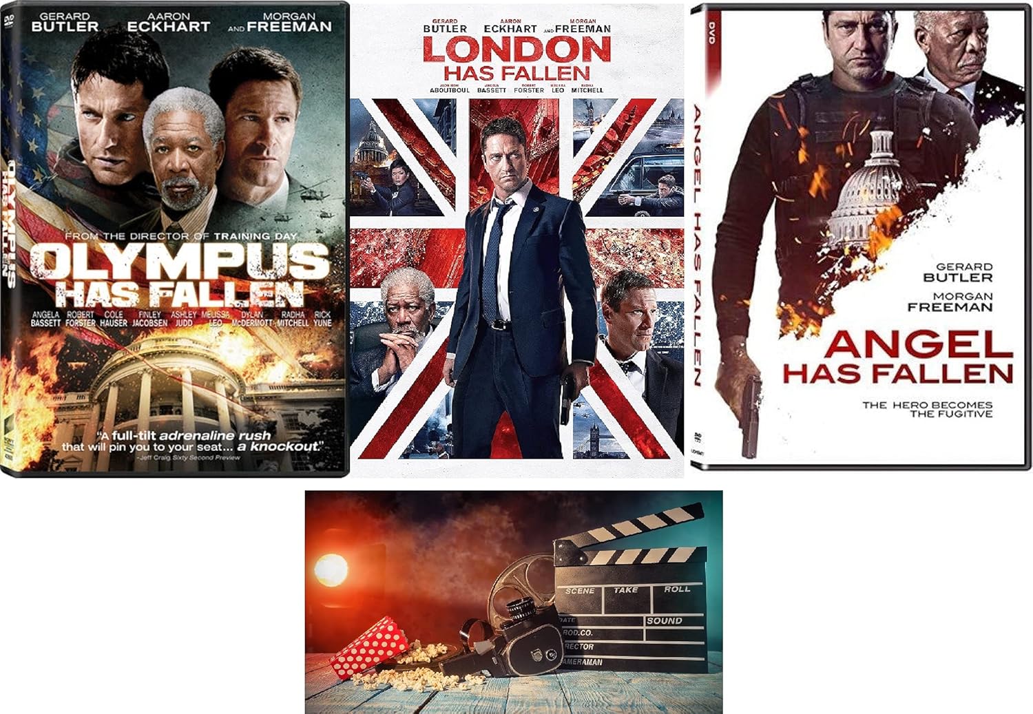 Gerard Butler Triple Feature Olympus Has Fallen, London Has Fallen ...