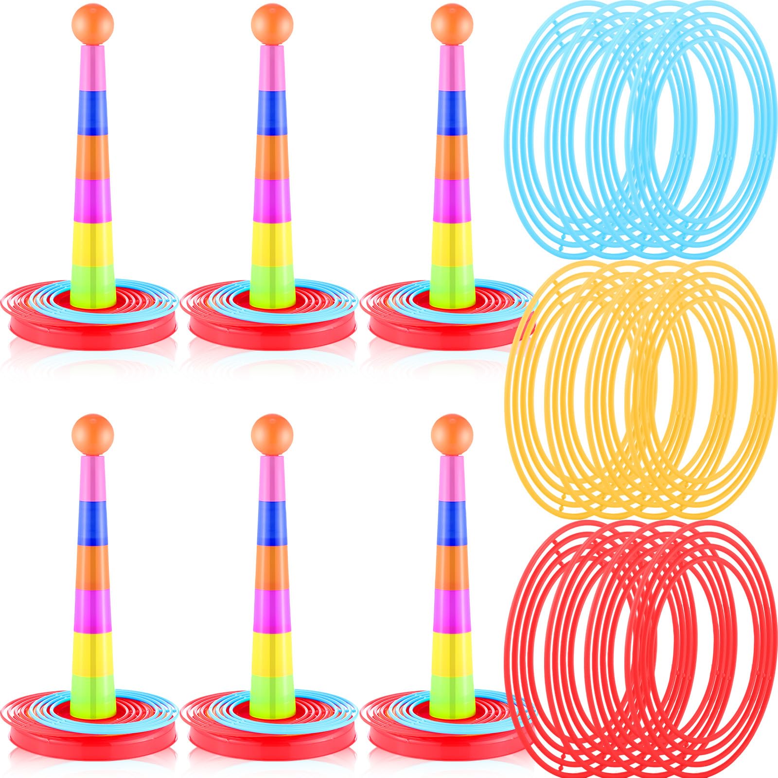 Ring Toss Game Clipart Colourful Plastic Sport Ring Toss Game Set