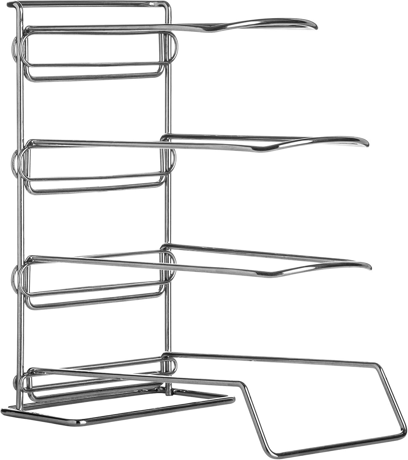 Premier Housewares Frying Pan Rack - Chrome : Amazon.co.uk: Home & Kitchen